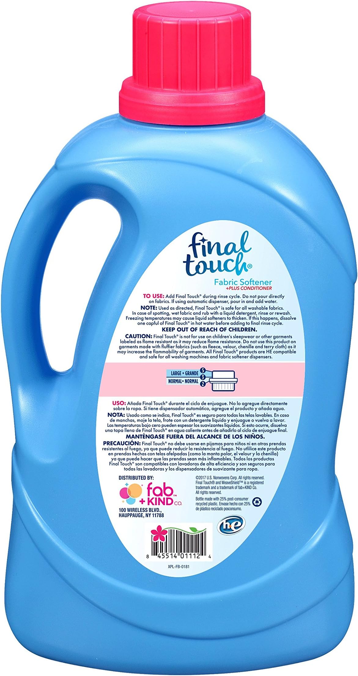 Amazon.com: Spring Fresh Liquid Fabric Softener with WeaveShield Fabric ...
