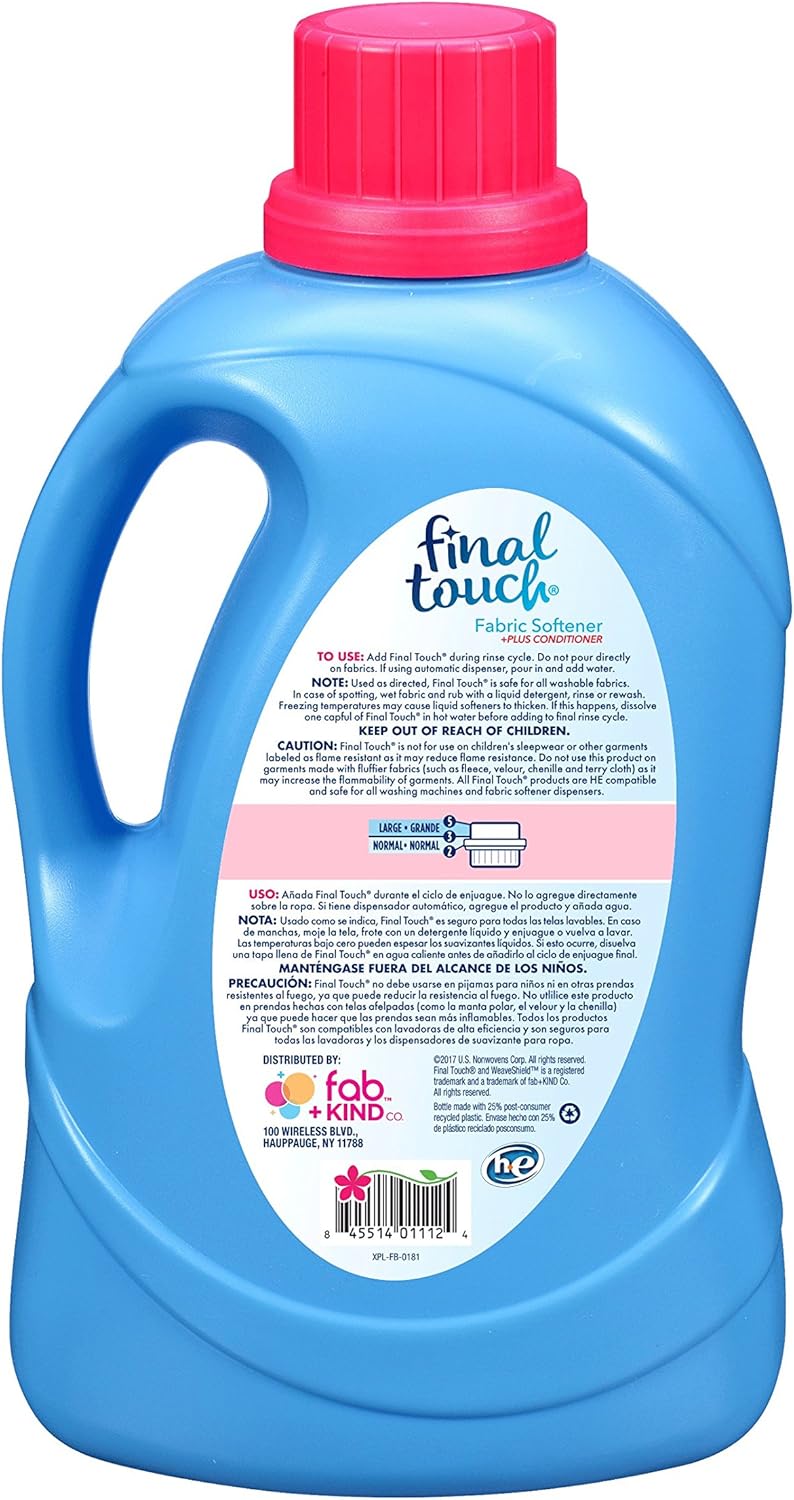 Amazon.com: Spring Fresh Liquid Fabric Softener with WeaveShield Fabric ...
