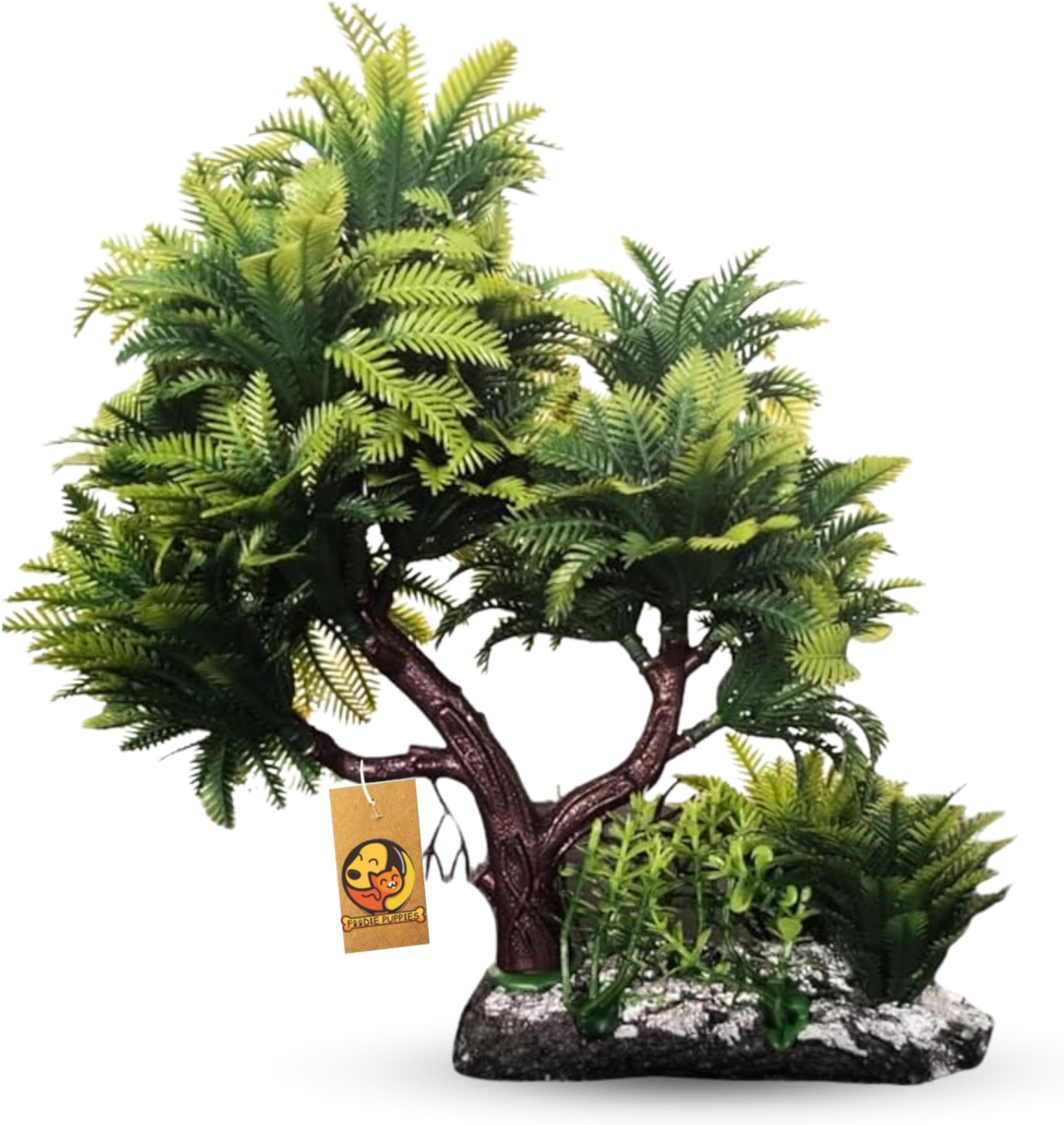 Resin Artificial Aquarium Plant Tree - Resin Bonsai Decor For Fish Tank ...