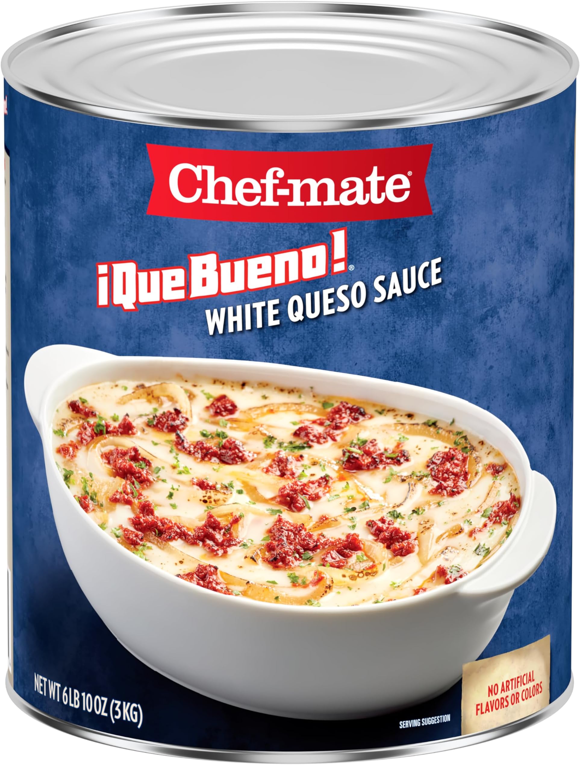 Amazon.com : Chef-mate Que Bueno White Queso and Nacho Cheese Sauce ...