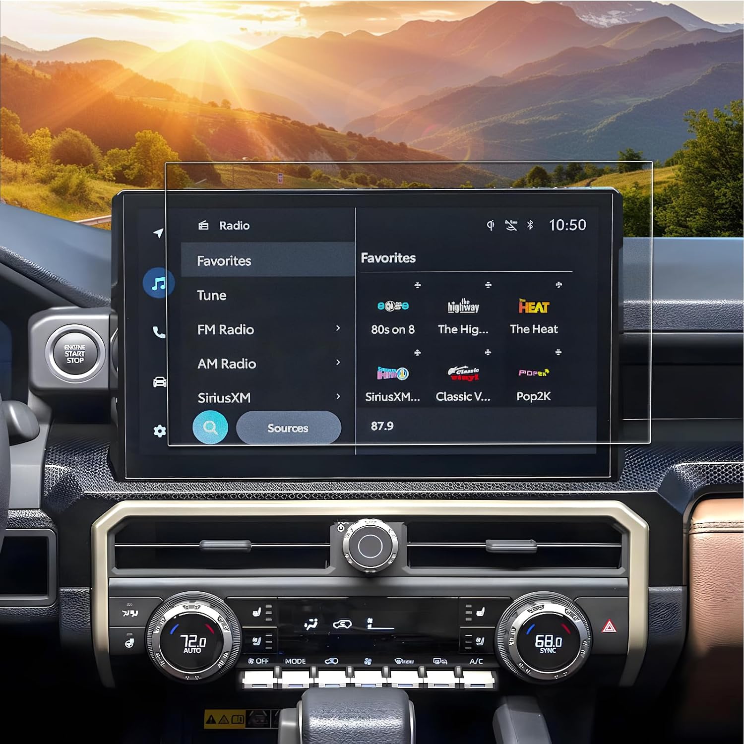 Amazon.com: SXCY for 2025 Toyota 4Runner Anti-Glare Matte Screen ...