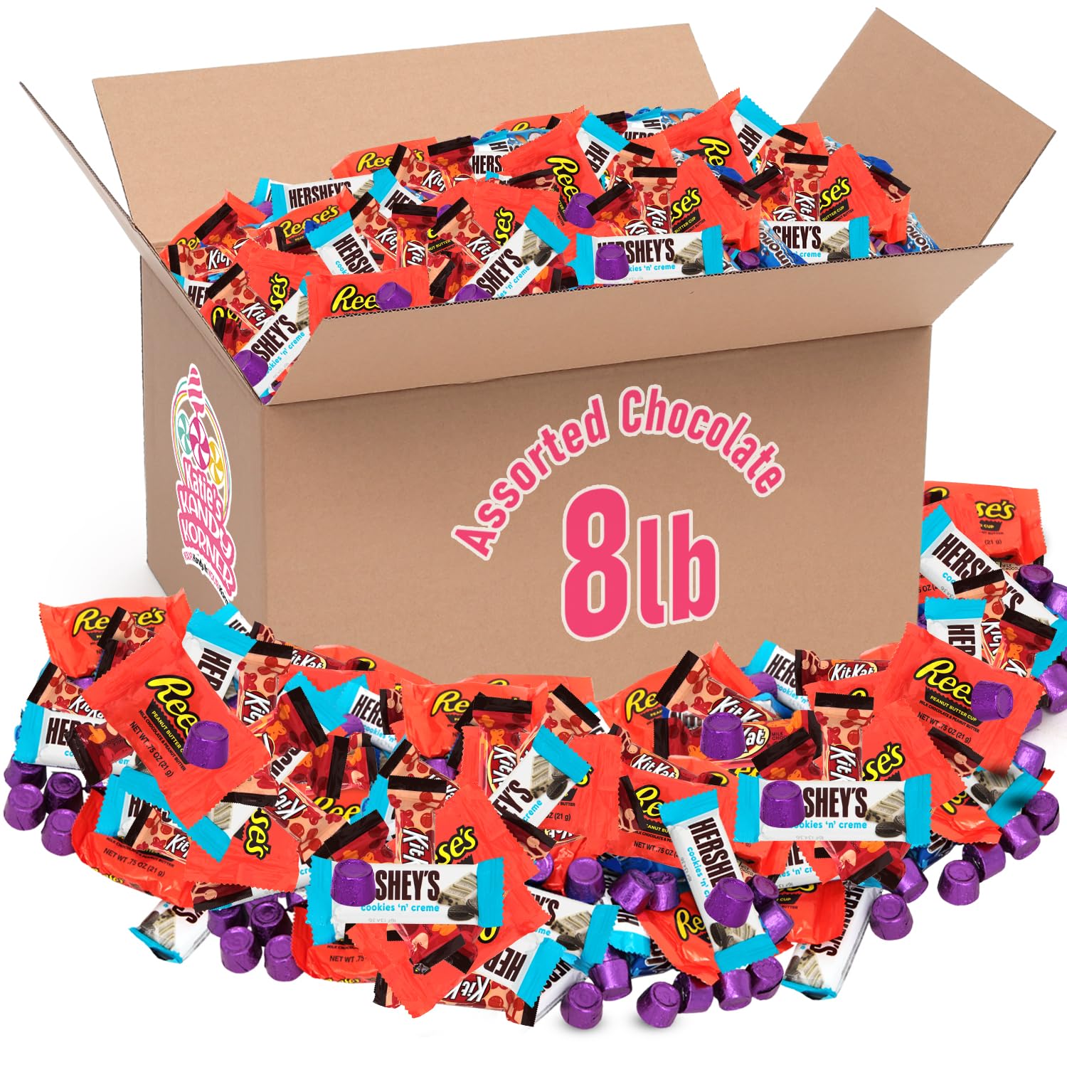 Amazon.com: Assorted Chocolate Candy Variety Pack, 8lb Pack of ...