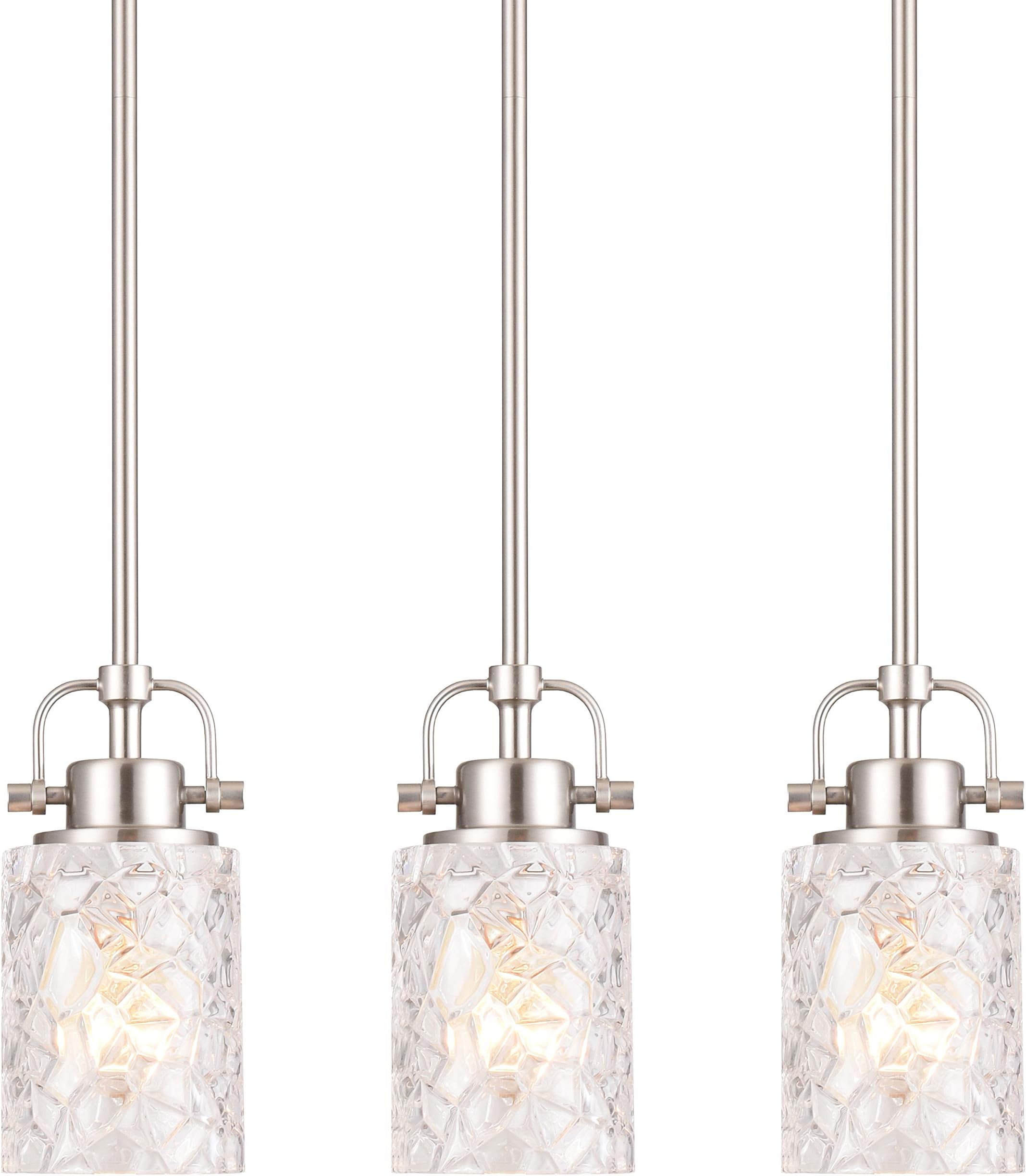 ALICE HOUSE 3 PACK Mini Pendant LightS for Kitchen Island, Capiz Shell ...