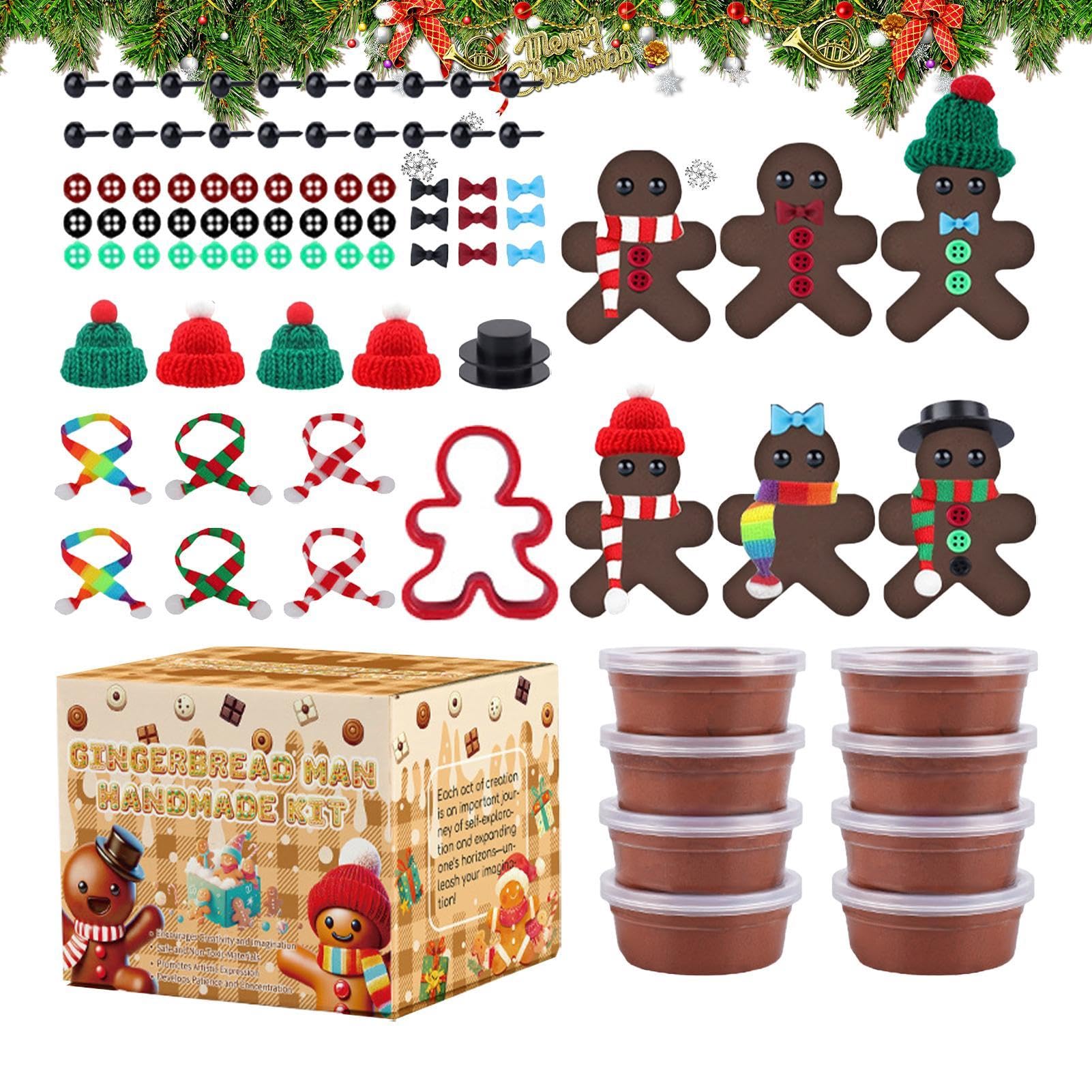 Amazon | Gingerbread Ornament Arts and Crafts, Gingerbread Man Craft ...