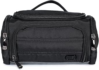 Amazon.com: Lug Trolley Mini Makeup Bag, Brushed Black : Beauty ...