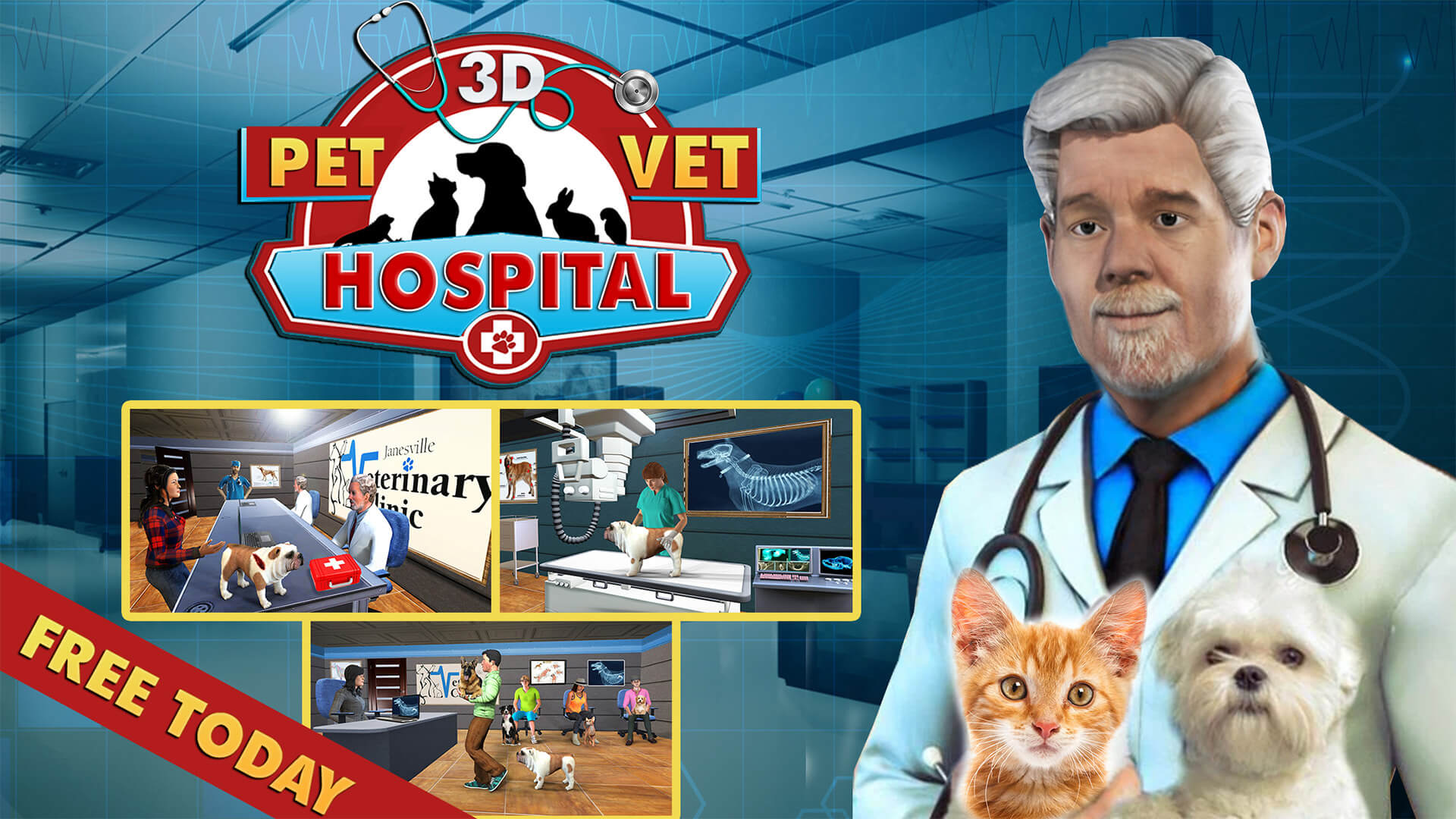 Pet Hospital Simulator 2018 - Pet Doctor Games:Amazon.co.uk:Appstore ...