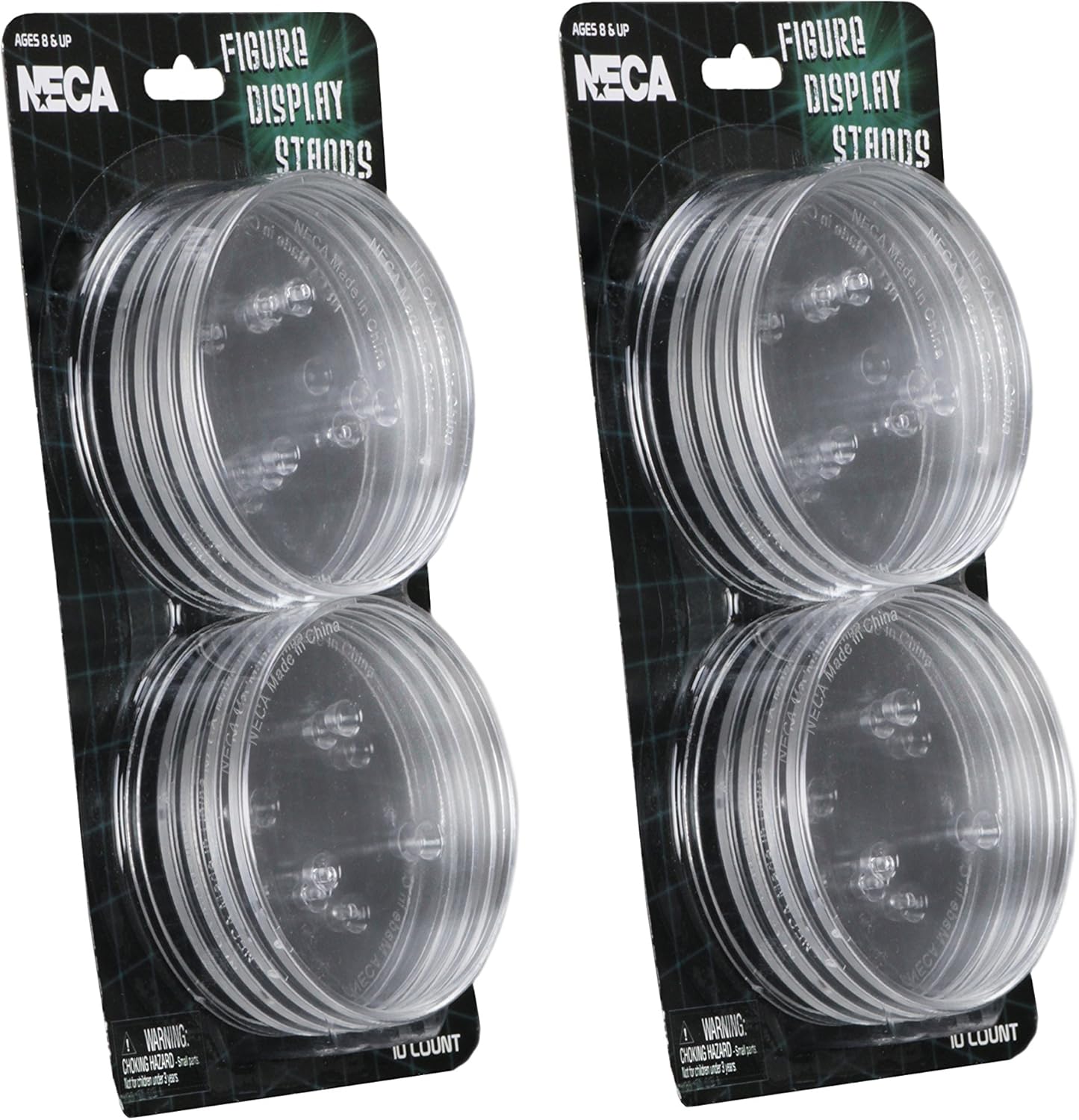 Amazon.com: NECA Action Figure Display Stand - Clear 2pk ( Set of 20 ...