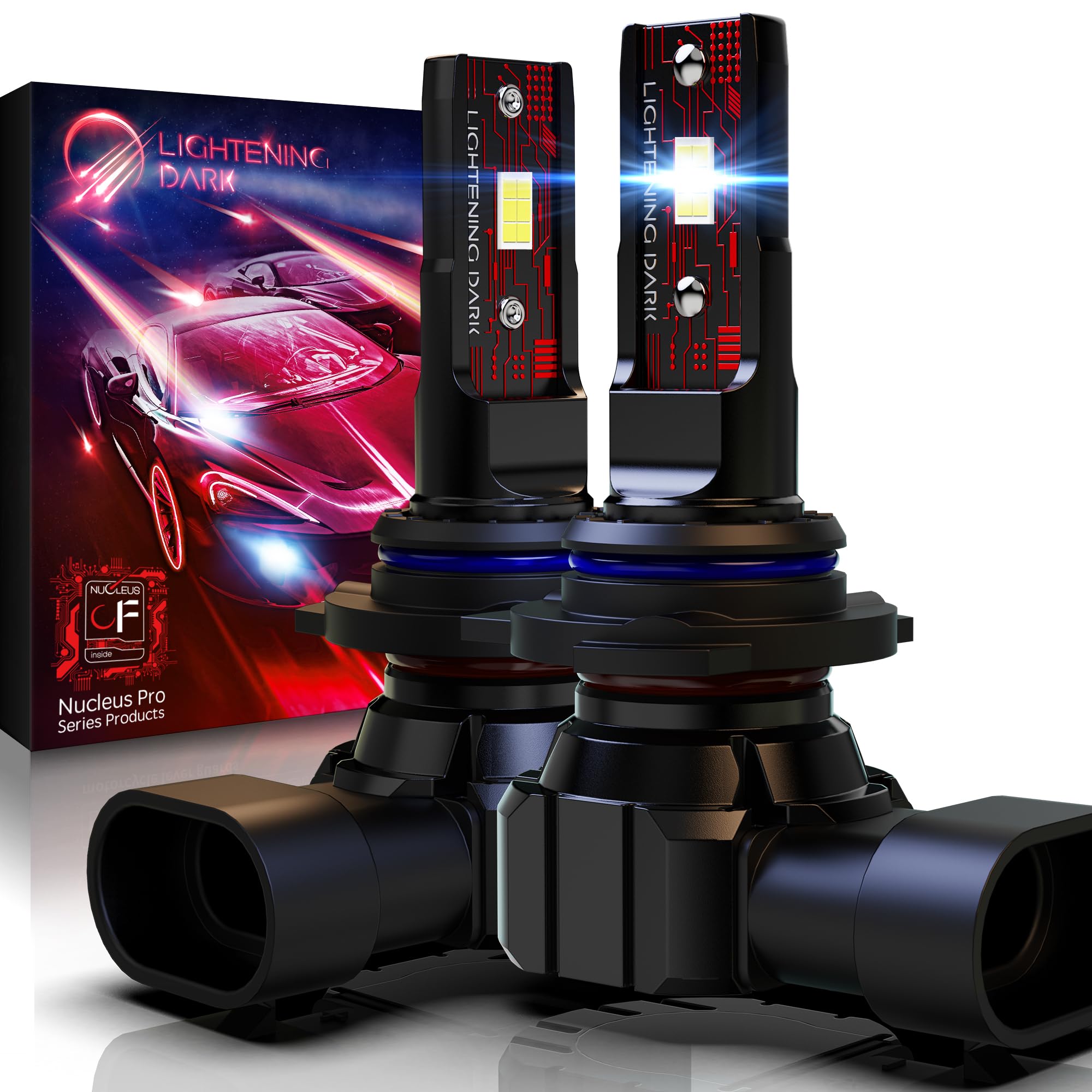 Amazon.com: LIGHTENING DARK 9012 Light Bulb, HIR2 Fog Bulbs Extremely ...