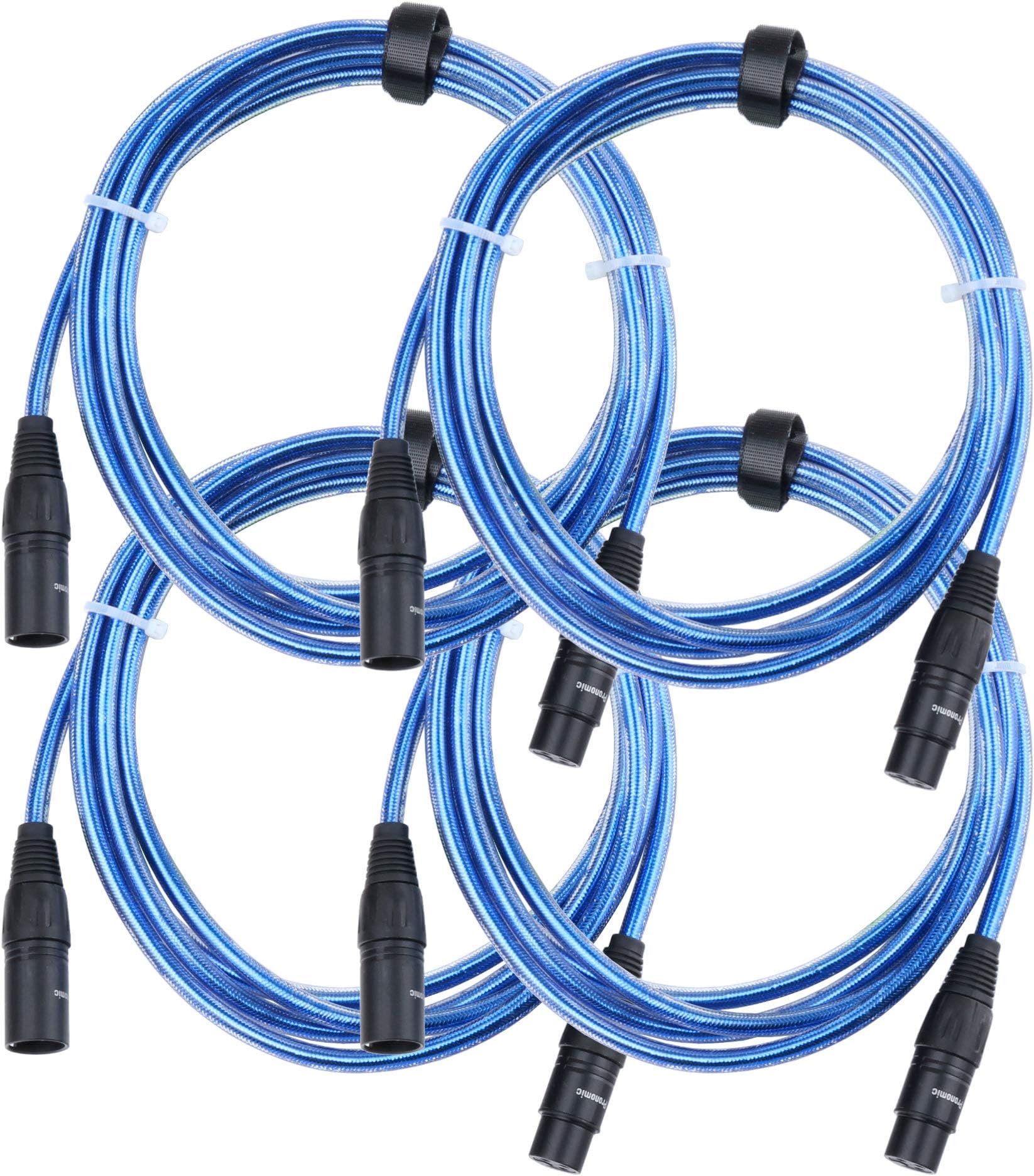 Pronomic XFXM-10 Mikrofonkabel (10m Länge, XLR female 3-pol -> XLR male ...