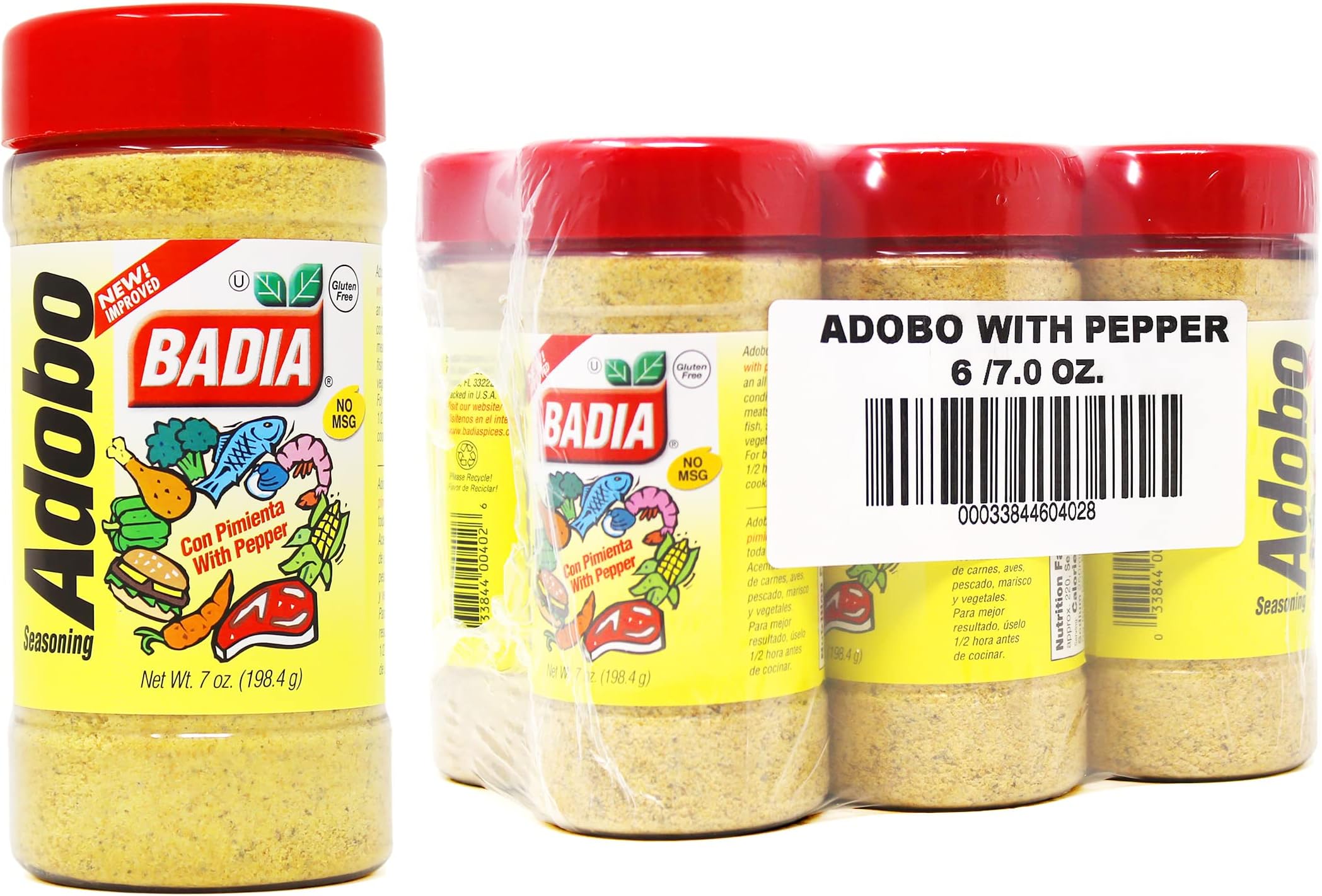 Amazon.com: Badia Adobo with Pepper, 2 Pound (Pack of 6)