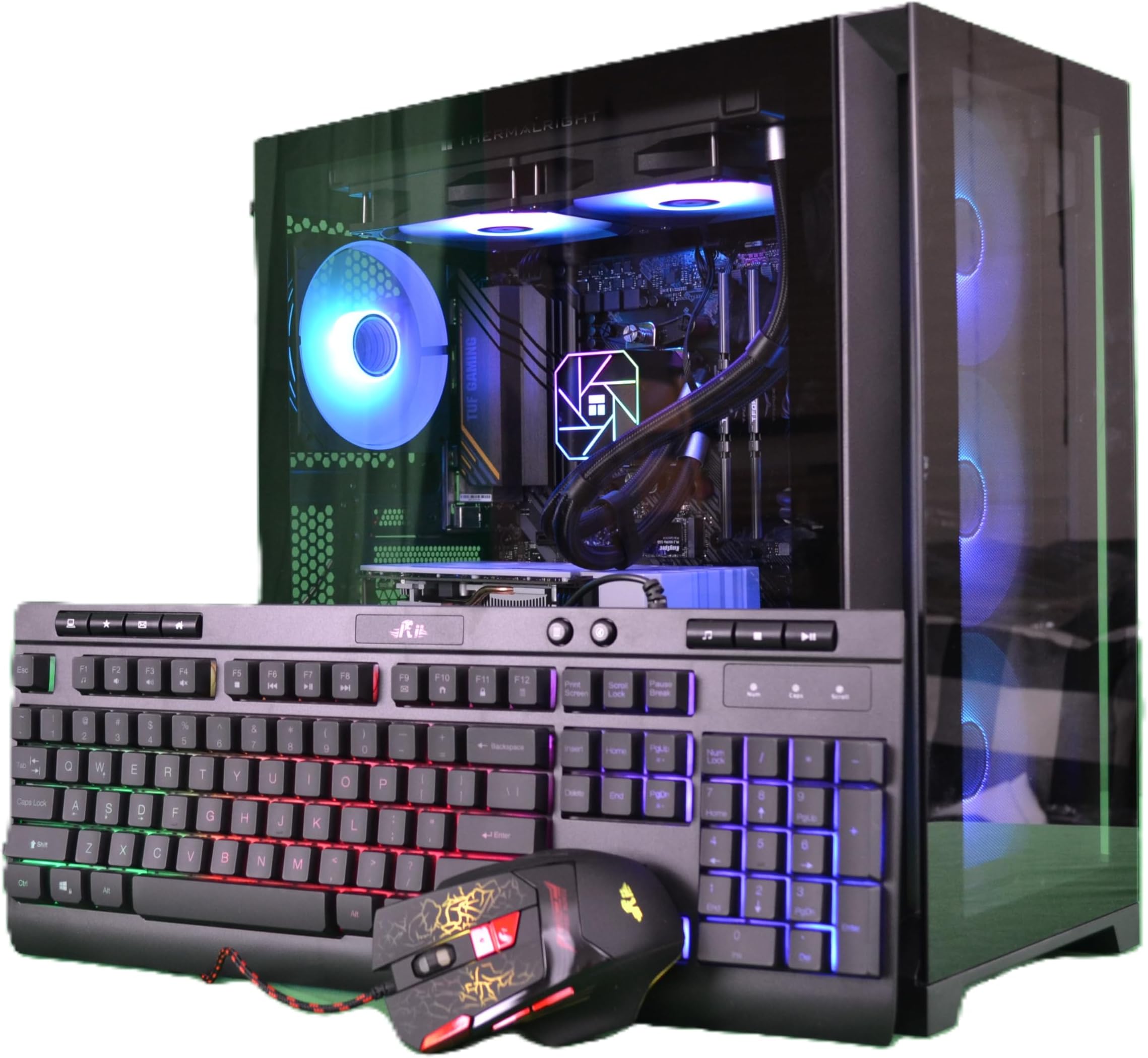 Amazon.com: Game Monster PC, Dracula. AMD Ryzen 7 5700X 4.6GHz 8 core ...