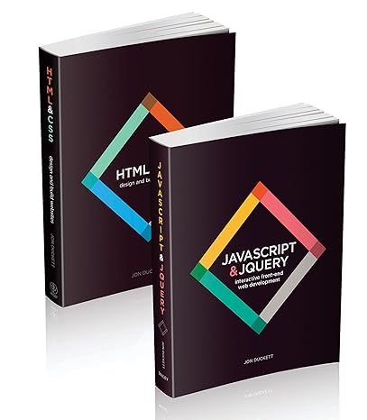 Web Design with HTML, CSS, JavaScript and jQuery Set: Duckett, Jon ...