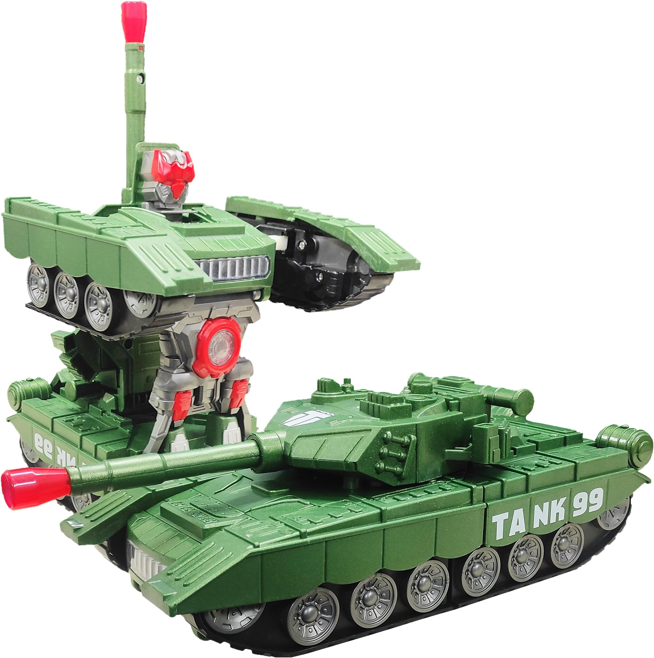 VGRASSP Kids Military Fighter Automatic Deformation Tank to Robot 2 in ...