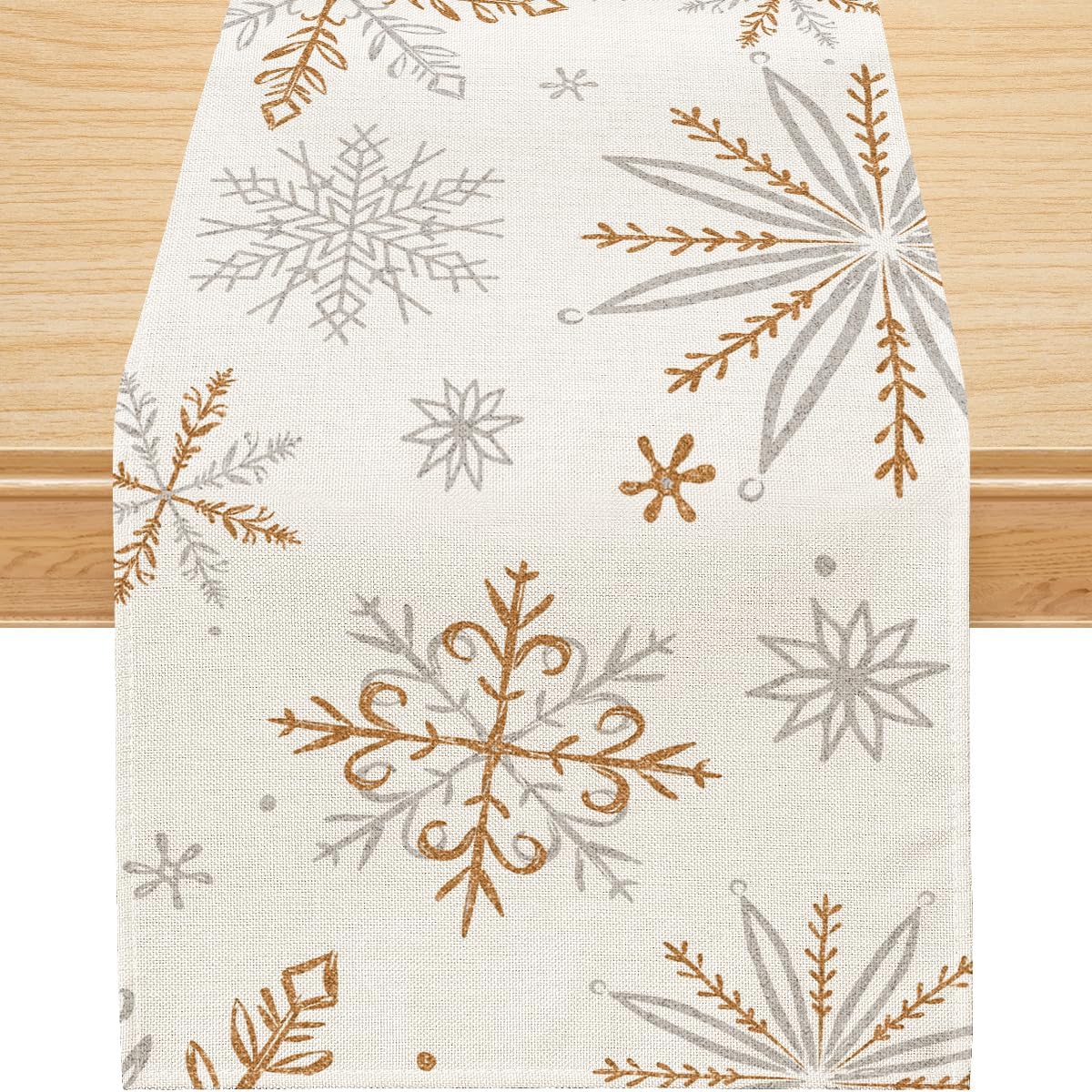 Amazon.com: Lighted Table Runner | Snowy Chirstmas Table Decor Table ...