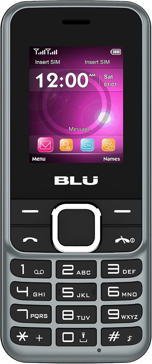 Amazon.com: BLU Tank Plus 2 T530 Unlocked GSM Dual-SIM Feature Phone w ...