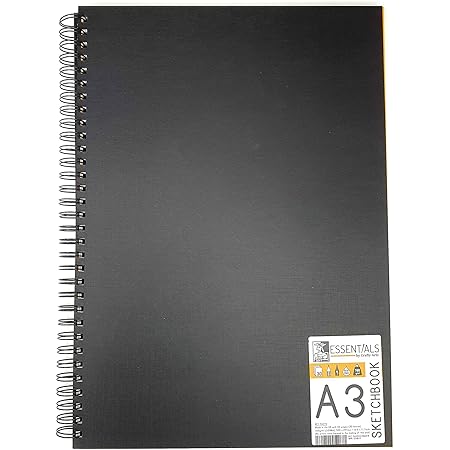 Artway Studio - Spiral Bound A3 Sketchbook - Portrait - 96 Sides (48 Pages) of 170gsm Cartridge ...