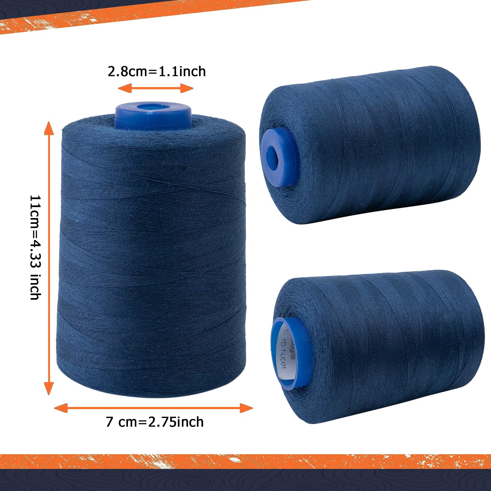 Snapklik.com : UNINOVA Meta-Aramid Sewing Thread: Heat & Flame ...