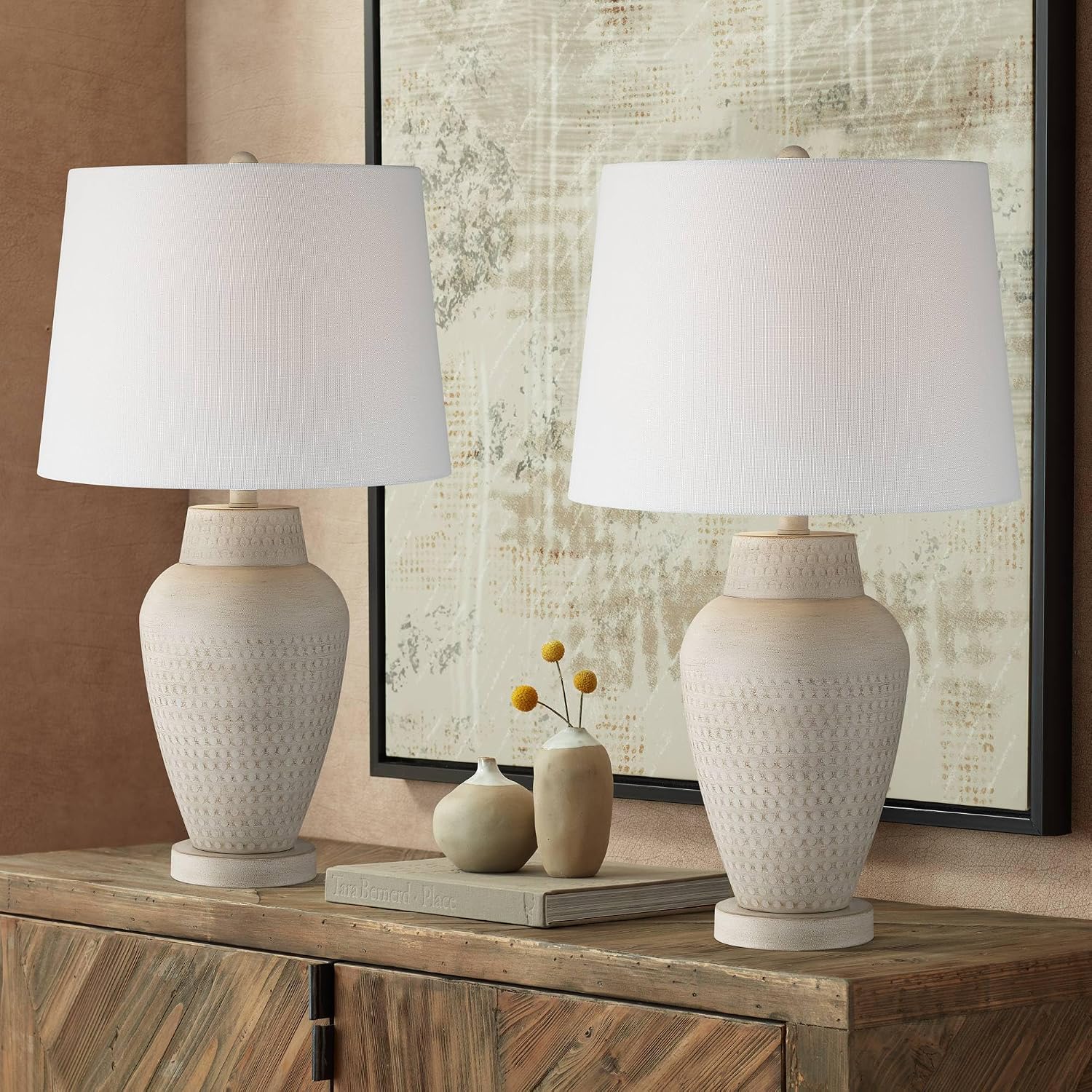 360 Lighting Rupert 24 3/4" High Vase Farmhouse Rustic Traditional ...