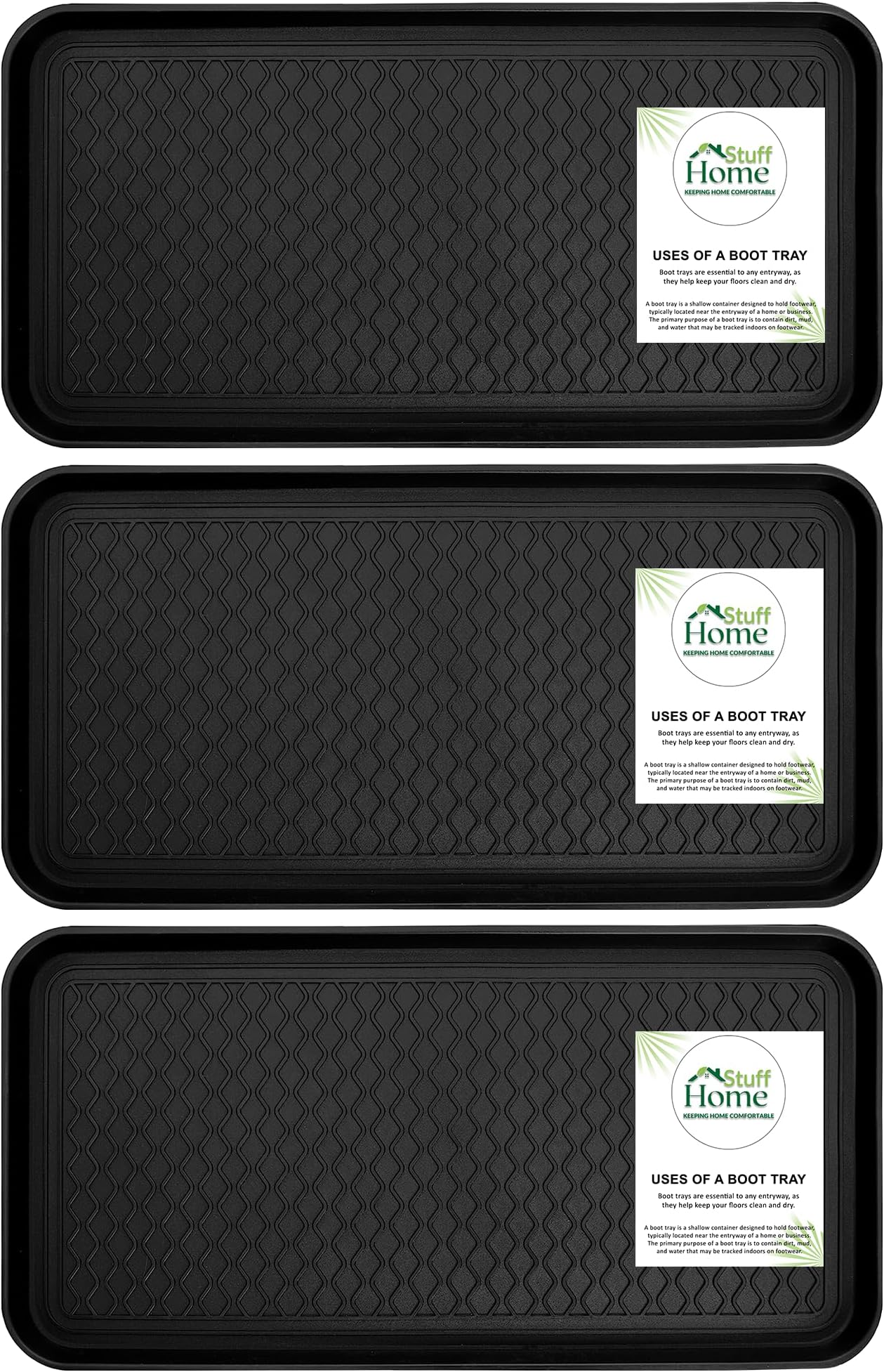 Amazon.com: Home Stuff Shoe Tray Heavy Duty, Multi-Purpose Boot Tray ...