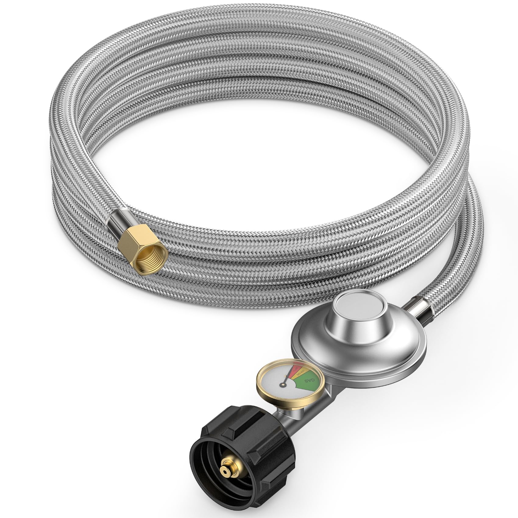 Amazon.com : onlyfire 5 Feet Propane Regulator Hose with Propane Tank ...