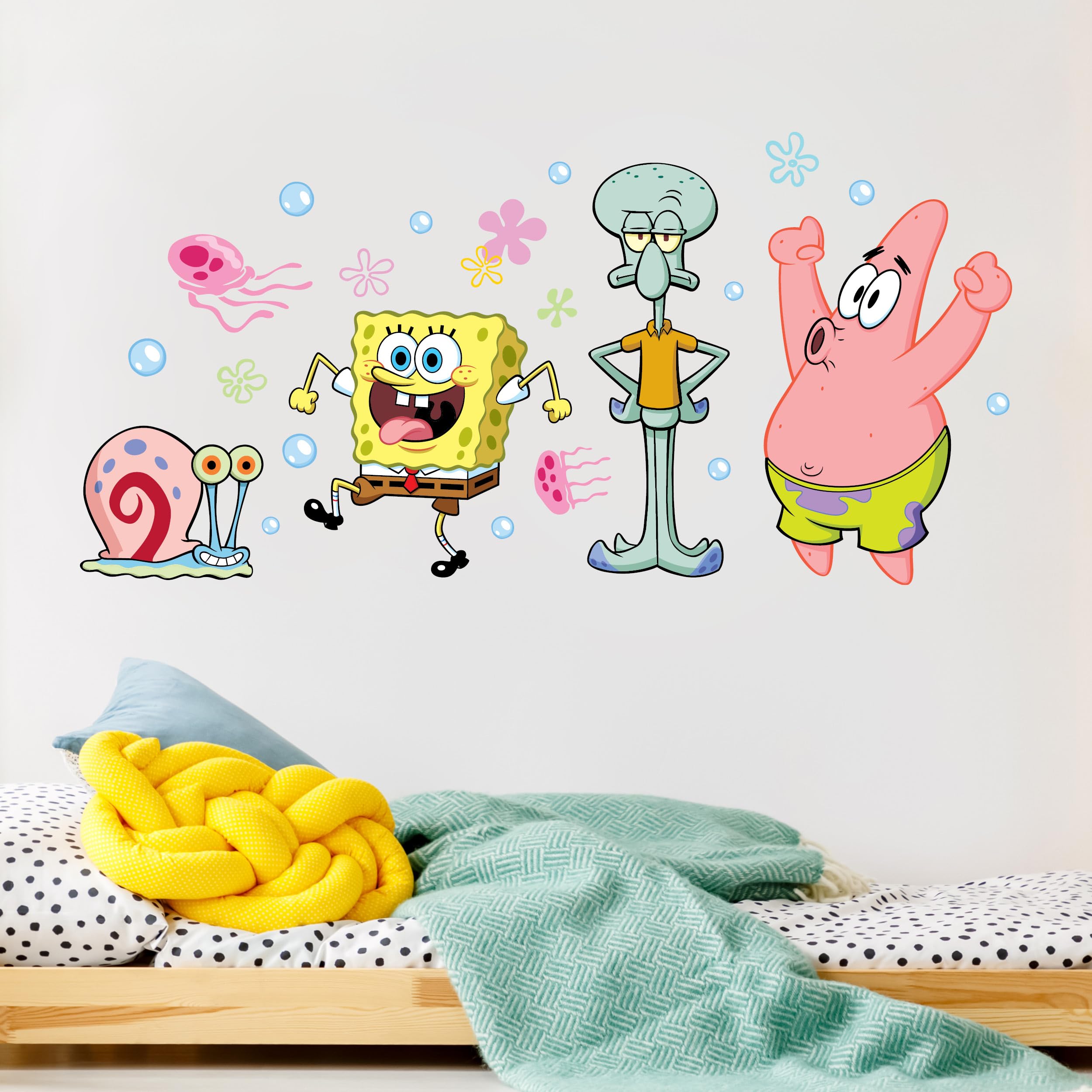 Amazon.com: Spongebob Squarepants Wall Decals - Patrick Star, Squidward ...