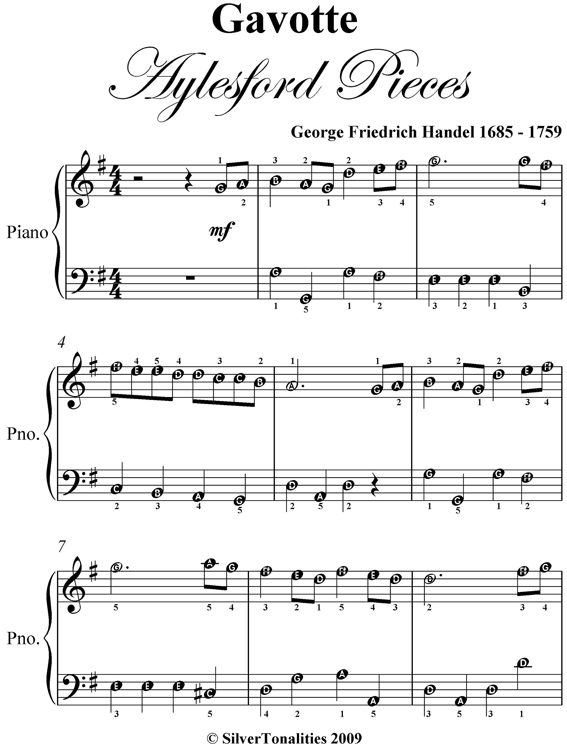 Buy Gavotte Aylesford Pieces Easy Piano Sheet Music Online At buy-gavotte-aylesford-pieces-easy-piano-sheet-music-online-at