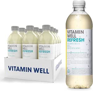 Vitamin Well - Rico en Vitaminas B12 y C, Zinc, Sabor Limonada-Kiwi ...
