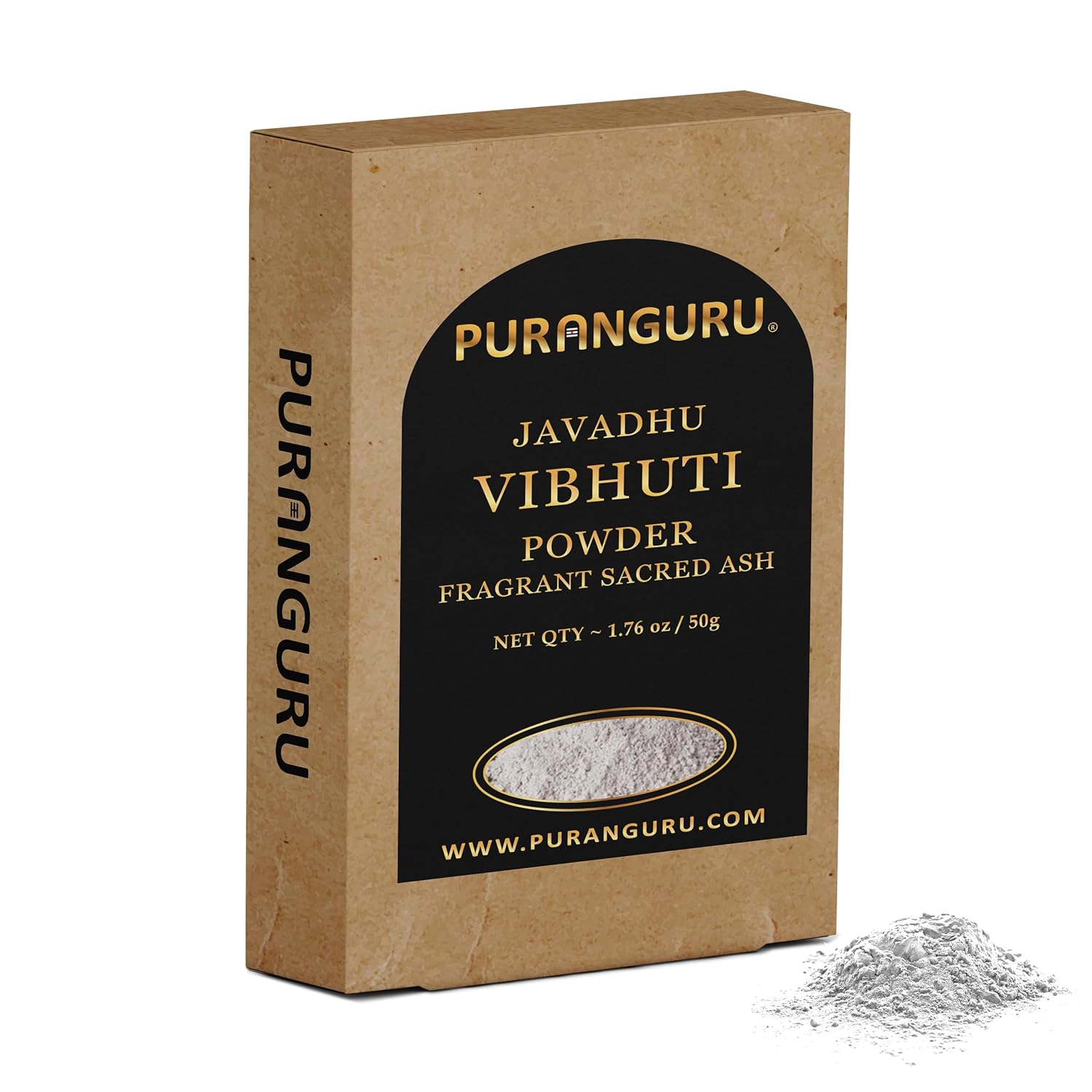 Amazon.com : PuranGuru Javadhu Vibhuti Powder | 50g/1.76 oz | Fragrant ...