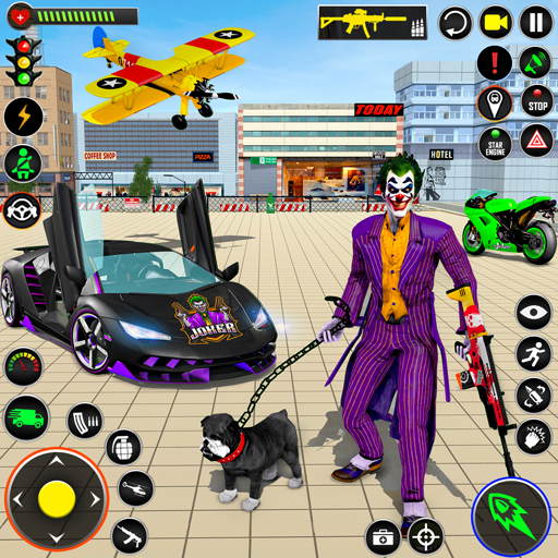 Vegas Crime City Mafia Killer Clown Bank Robbery Games 3d - App on ...