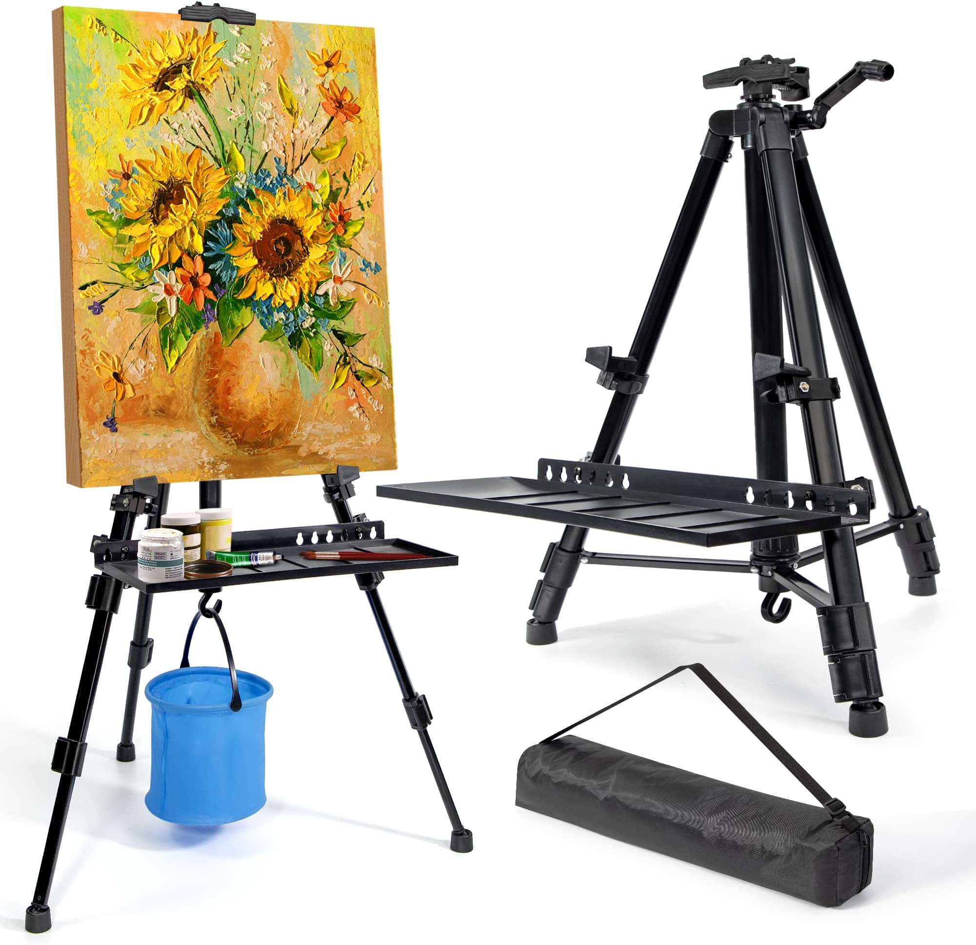 VAIIGO Art Easel Stand for Painting, Adjustable 51-155 cm, Folding ...