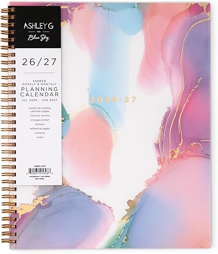 Amazon.com : Blue Sky Ashley G 2026-2027 Weekly and Monthly Academic ...