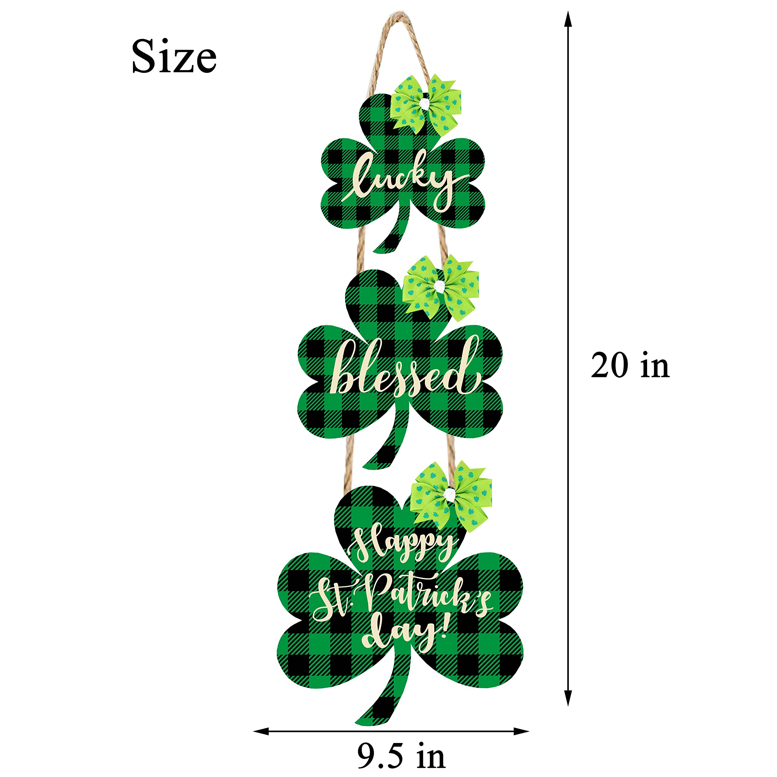 Snapklik.com : StPatricks Decorations For Home Lucky Blessed Happy ...