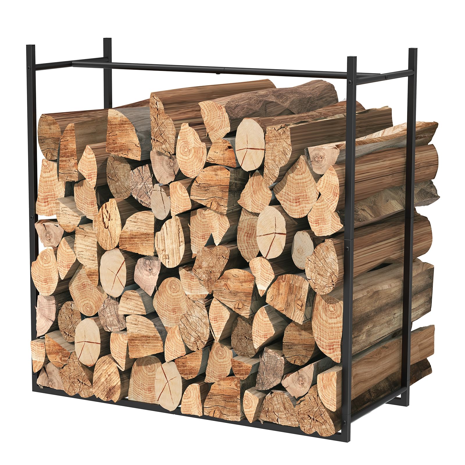 Amazon.com : FAGIGY Firewood Rack Indoor,32inch Outdoor Wood Rack for ...