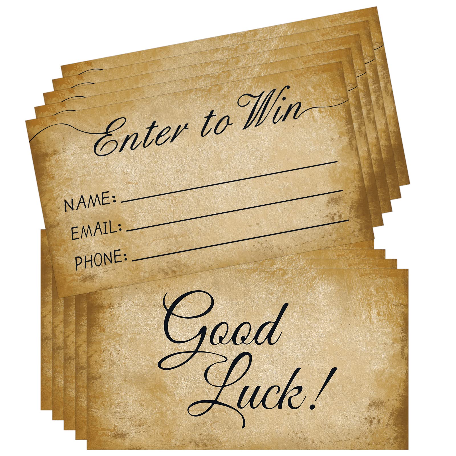 Amazon.com: Tomioziey 300 Raffle Tickets Enter to Win Cards-3.5”x2 ...