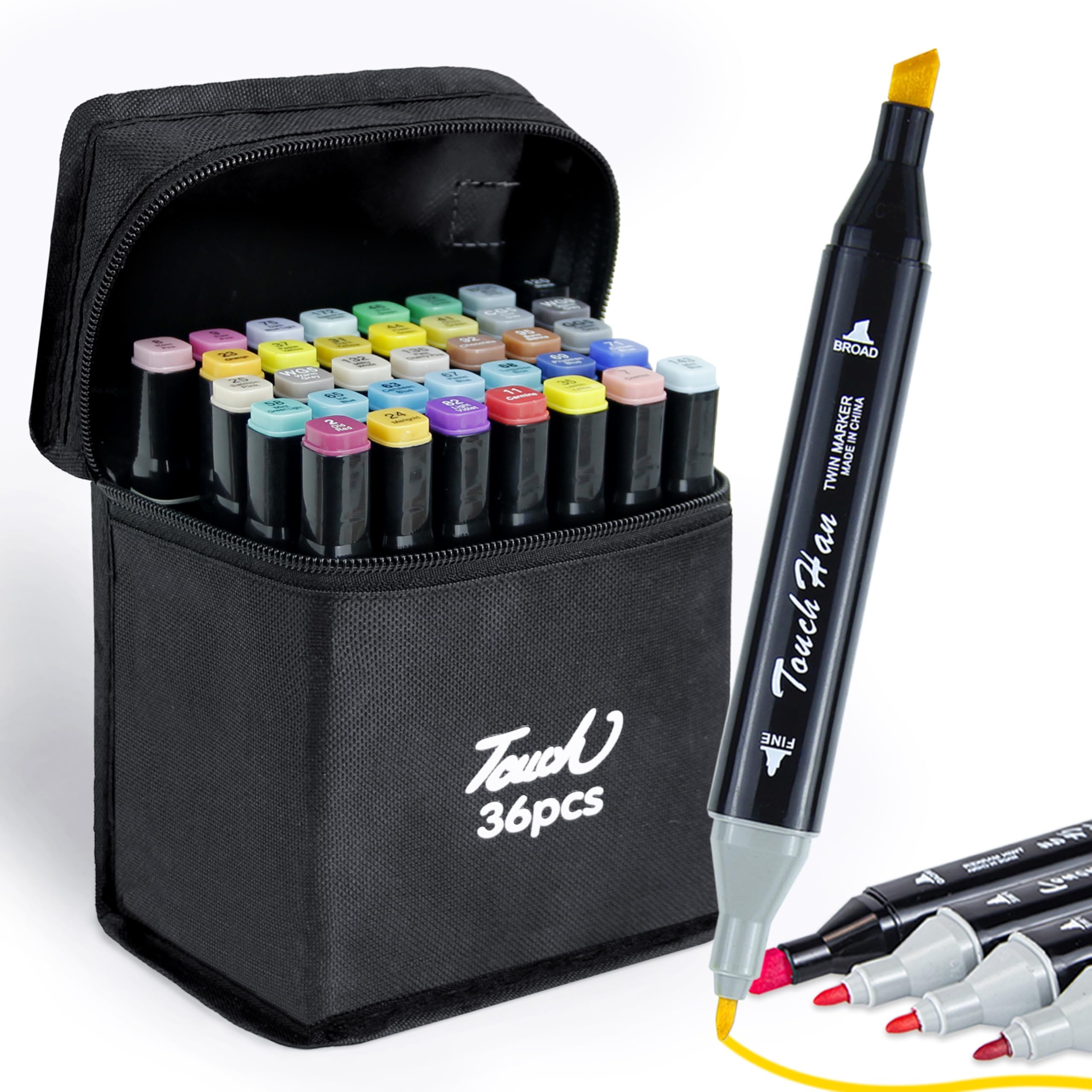 Amazon.com: milo Alcohol Markers Set of 80 Art Markers | Double Tip ...