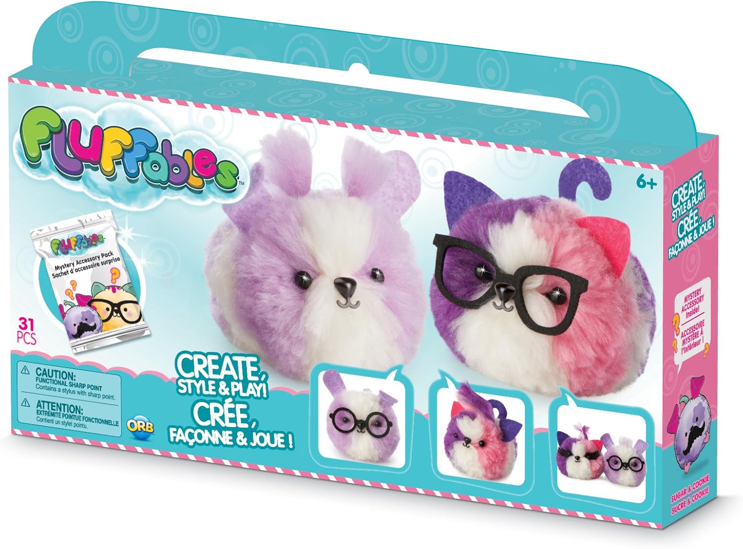 Amazon.com: ORB The Factory Fluffables Sugar Cookie Double Arts ...