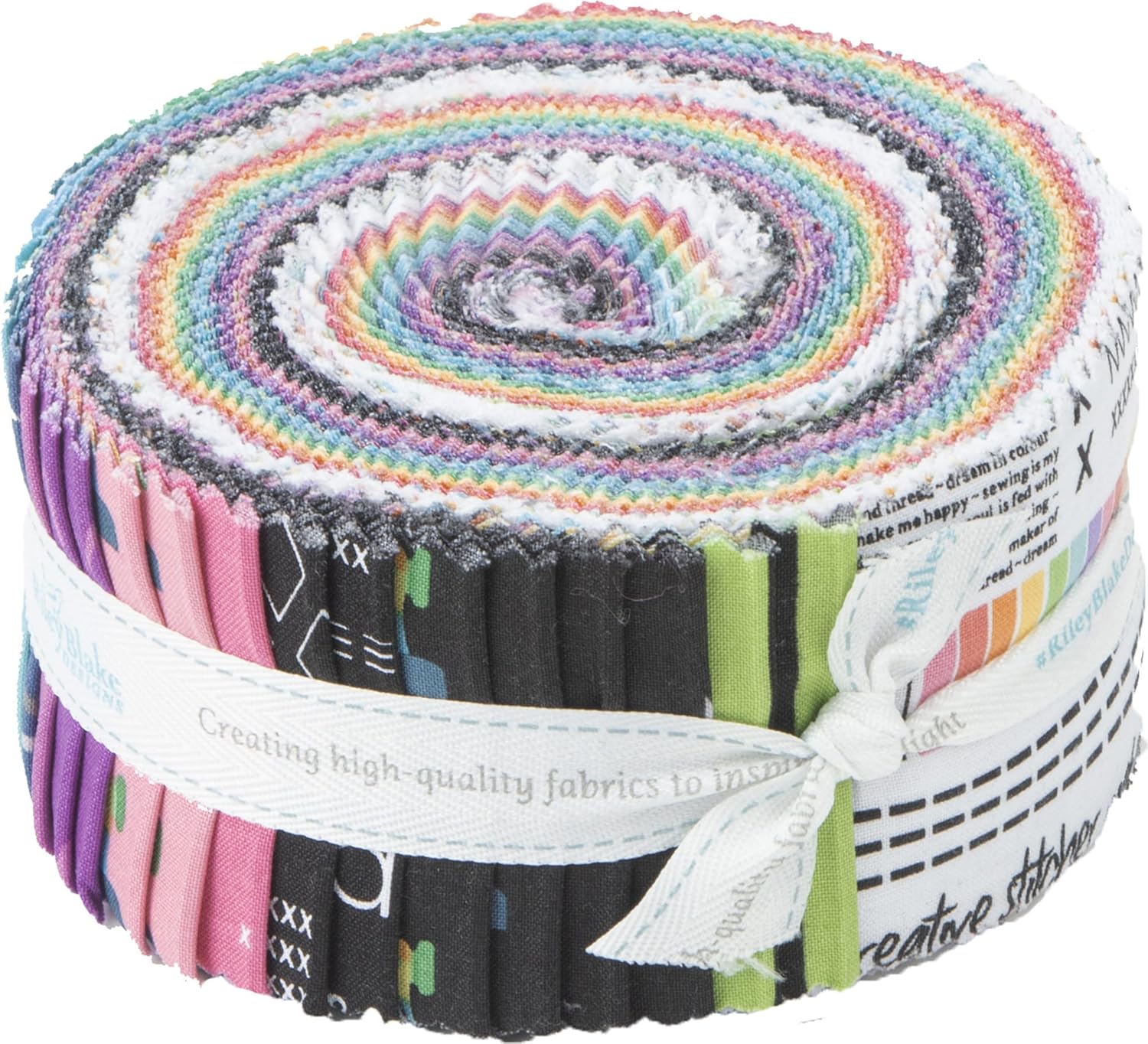 Amazon.com: Kristy Lea Make Rolie Polie 40 2.5-inch Strips Jelly Roll ...