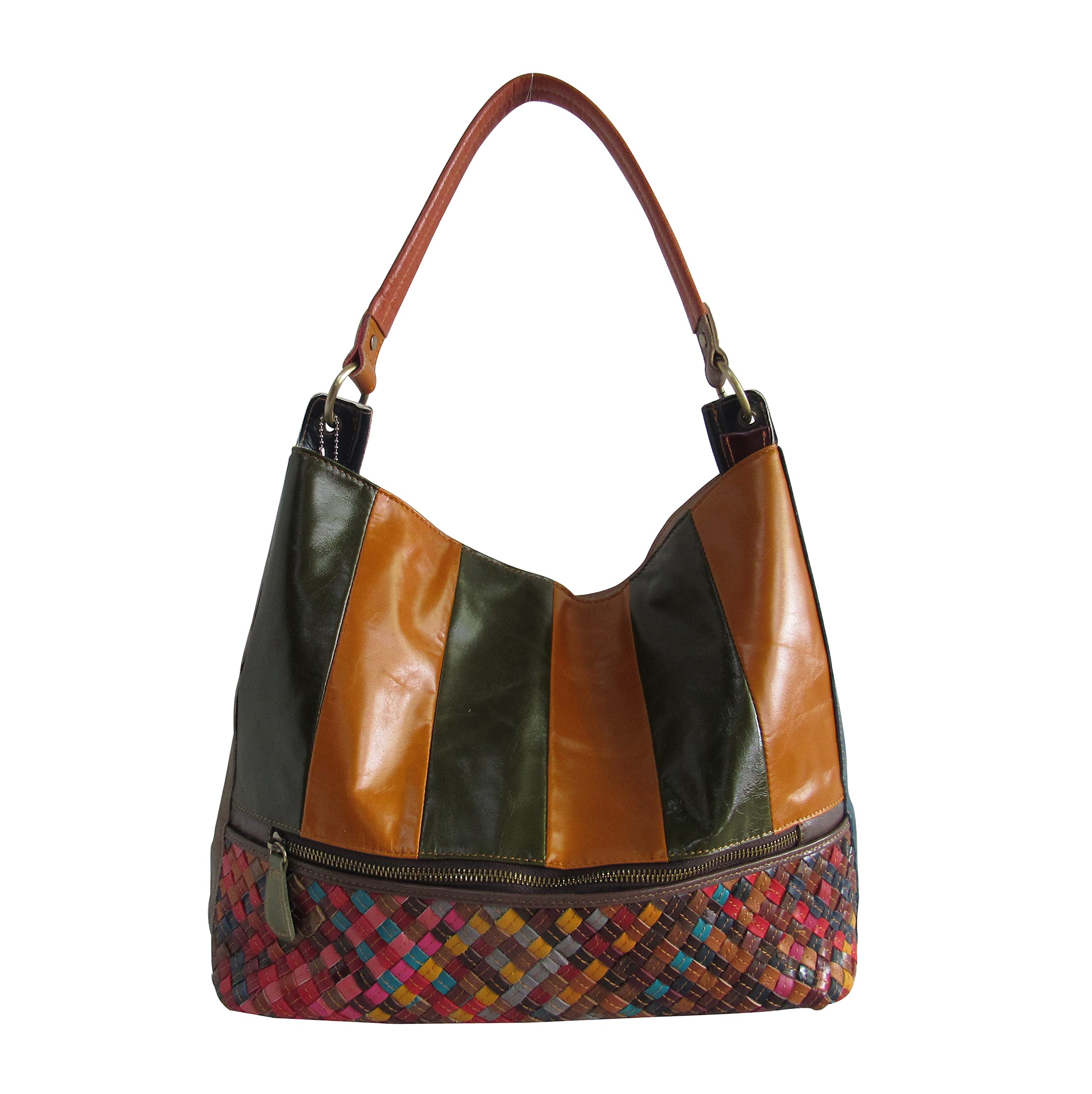 Amerileather Colton Leather Shoulder Bag: Handbags: Amazon.com