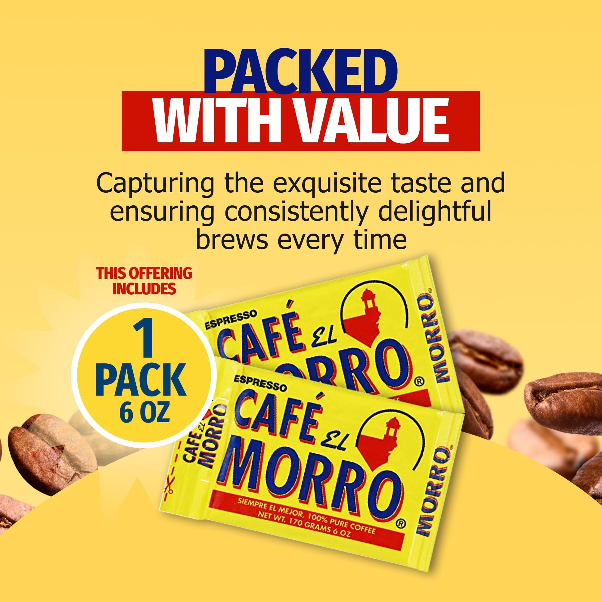 Snapklik.com : Cafe El Morro Dark Roast Espresso Ground Coffee, Bulk Coffee, Authentic Puerto ...