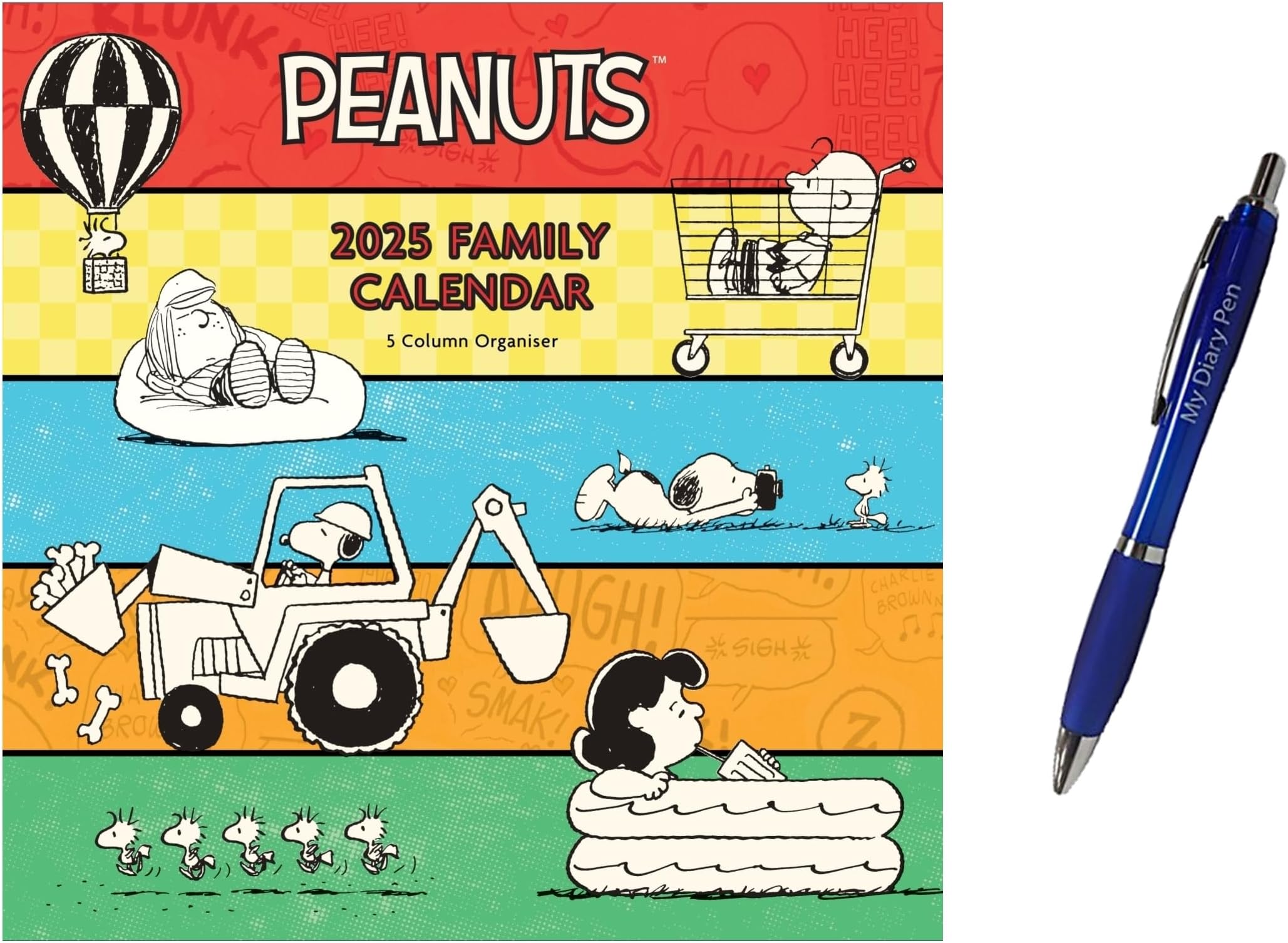Peanuts Planner Wall Calendar Planner 2025 + EXCLUSIVE LIMITED EDITION ...