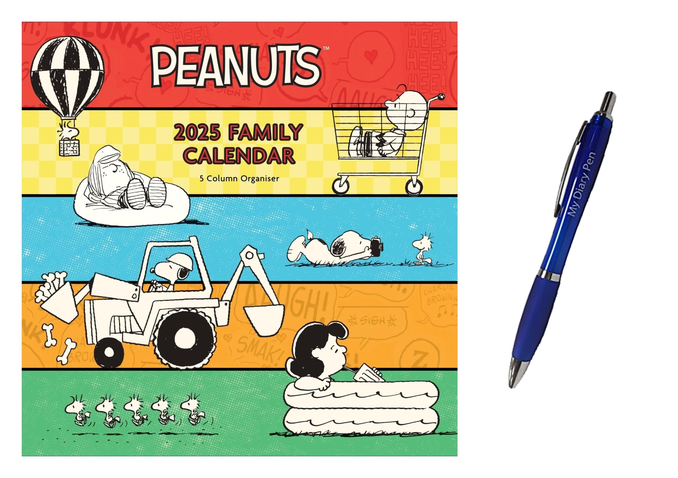 Peanuts Planner Wall Calendar Planner 2025 + EXCLUSIVE LIMITED EDITION ...