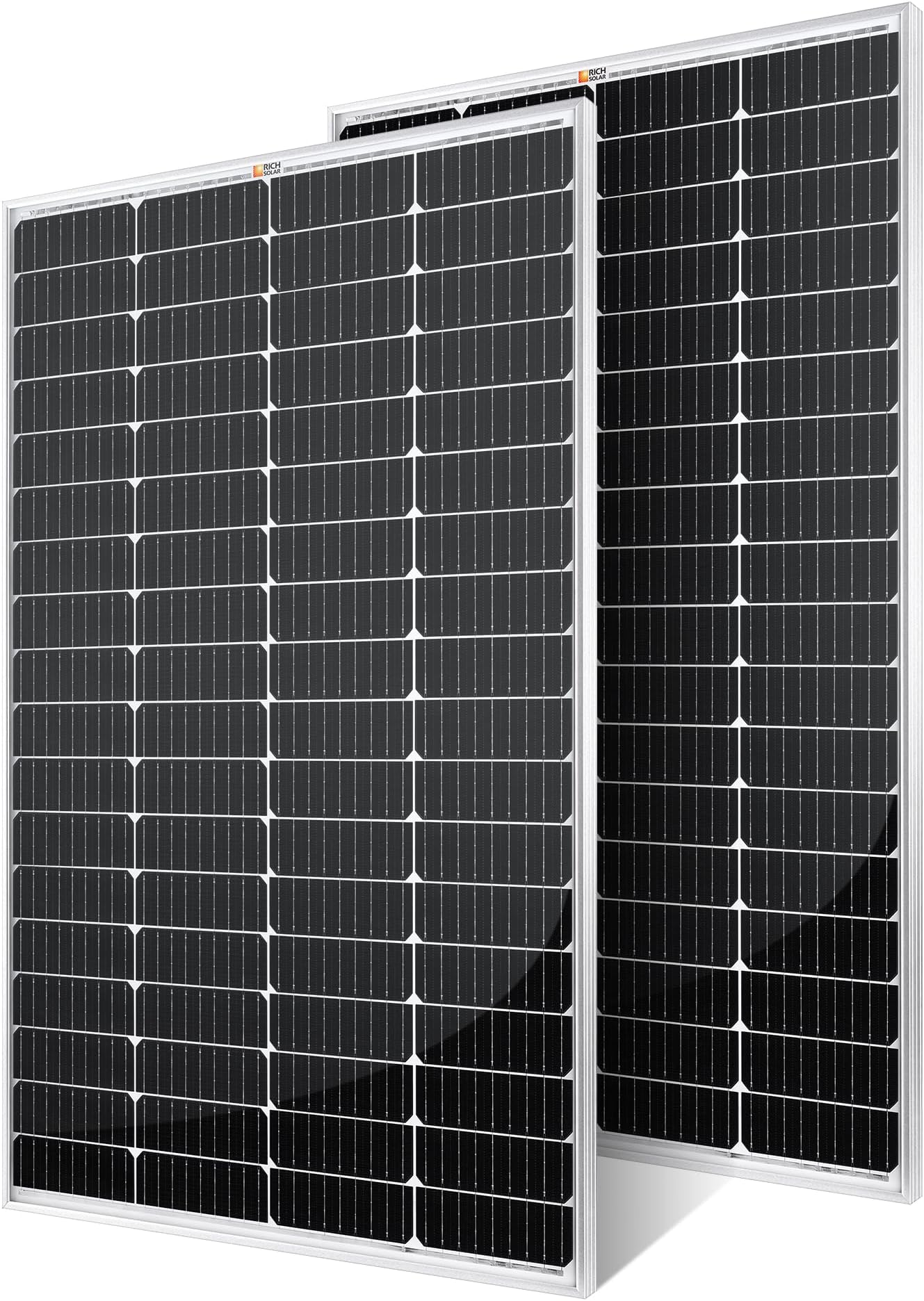 Amazon.com : Traver Force Solar Panel 100 Watt 10BB Monocrystalline 12V ...