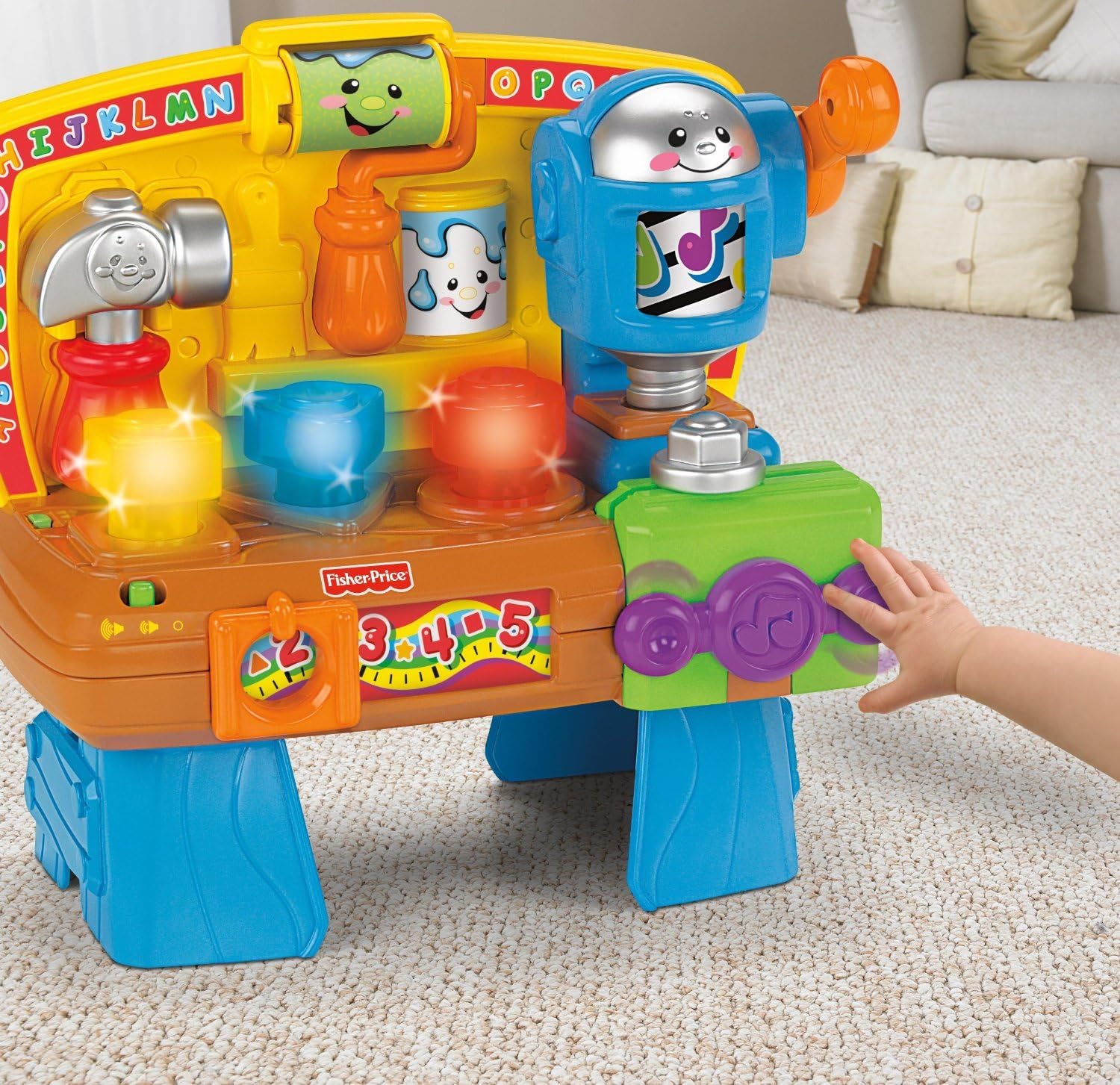 Amazon.com: Fisher-Price Laugh & Learn Learning Workbench : Toys & Games