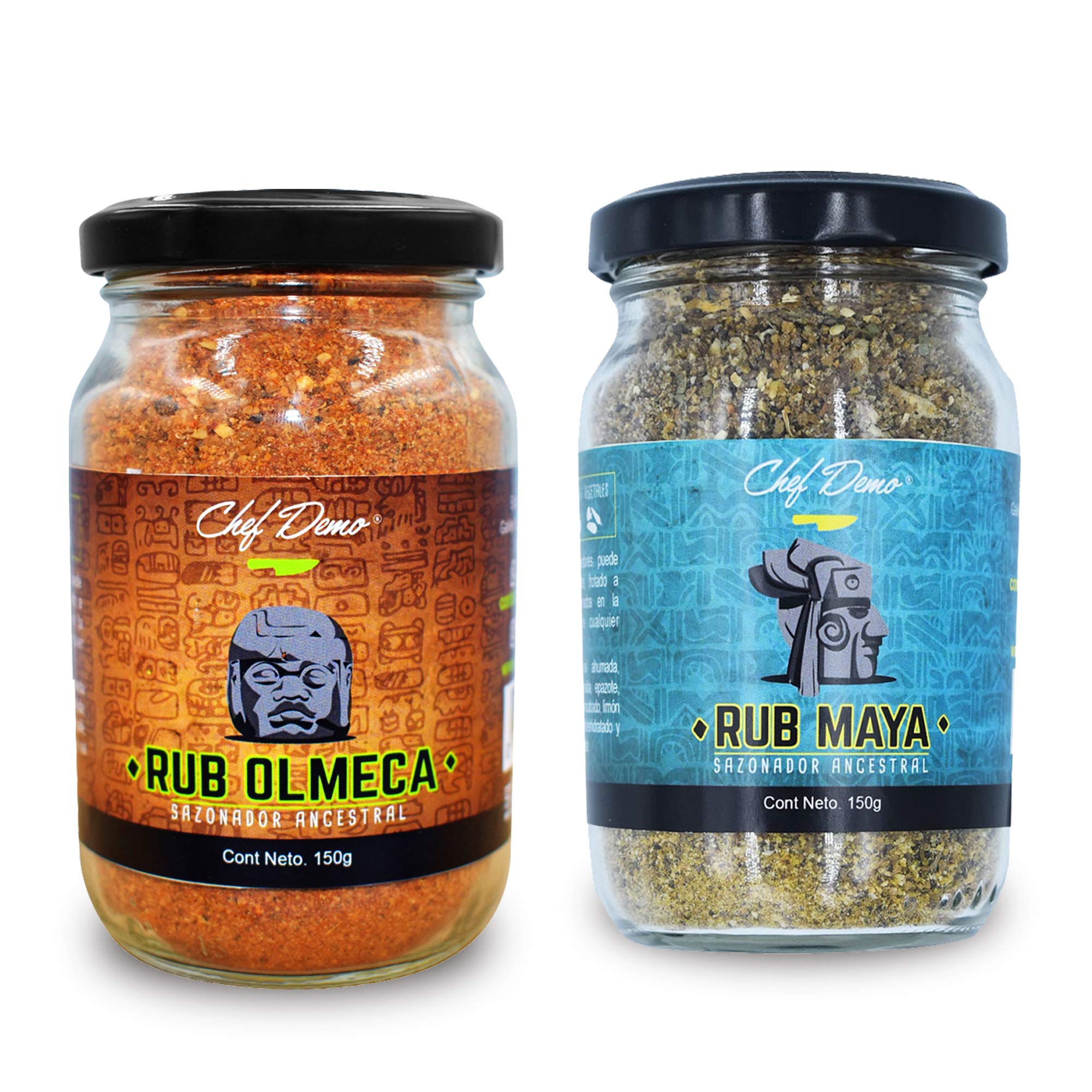 Kit Sazonador Chef Demo con Sal de Mar y Especias 100% Naturales | Rub ...