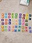 Amazon.com: 26 Pairs of 52 Pieces Double-Sided Alphabet Flash Cards ...