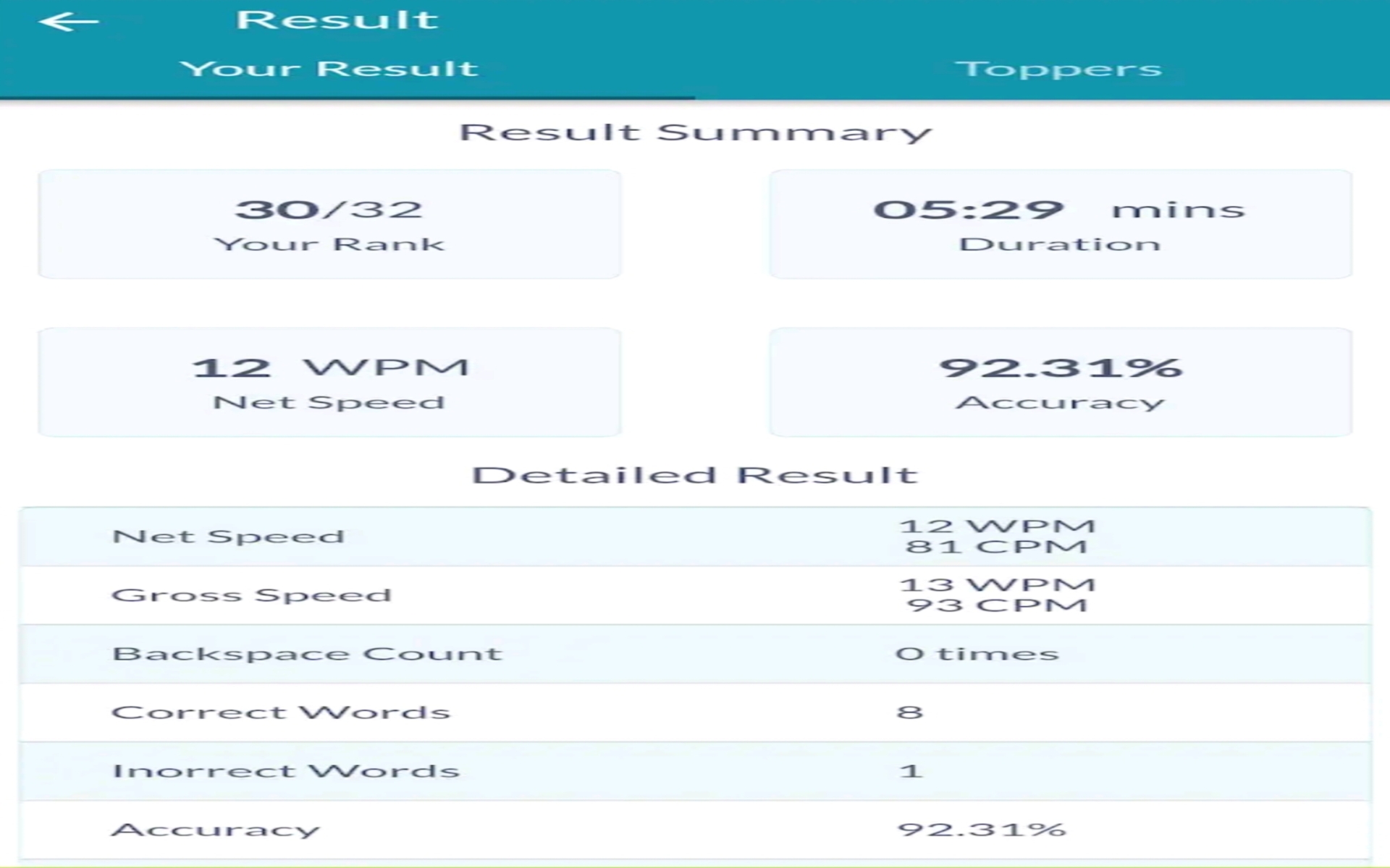 typing speed test - App on Amazon Appstore