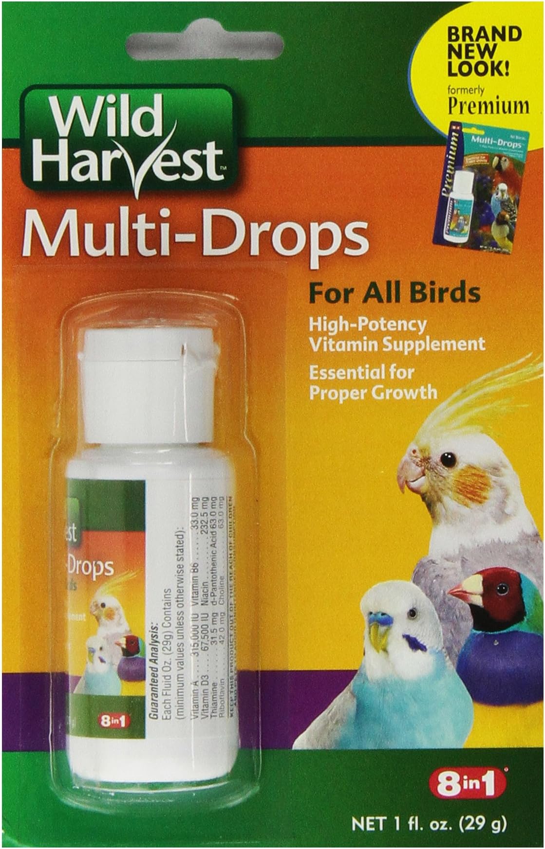 Amazon.com: OASIS #80257 Vita Drops for Small Birds, 2- ounce liquid ...