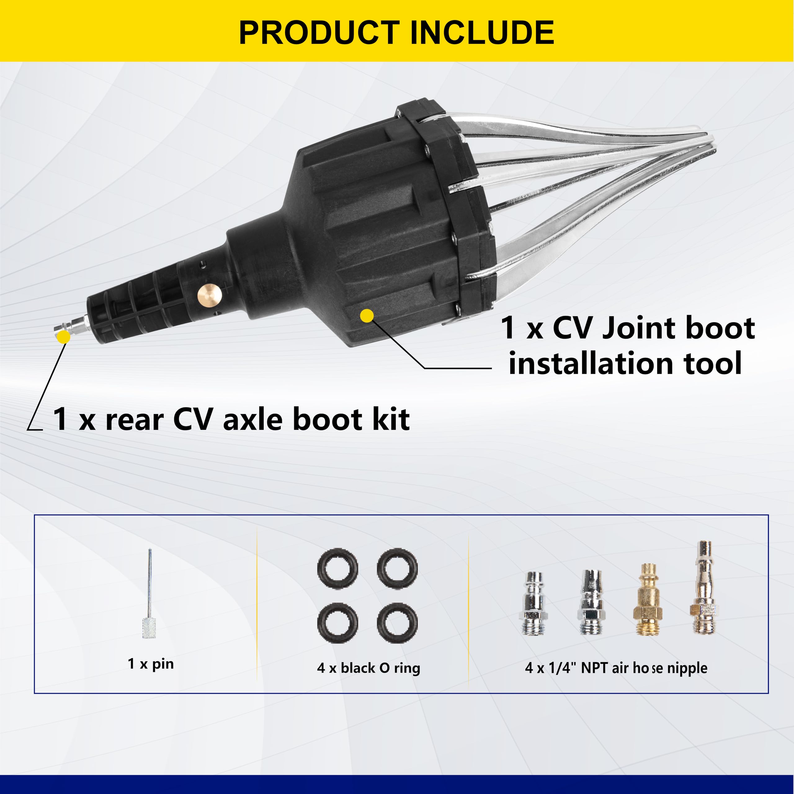 Snapklik.com : Pneumatic Assembly Tool Universal Pneumatic CV Joint ...