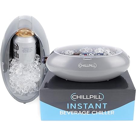 Amazon.com: CHILLPILL Instant Beverage Chiller - Universal Can and ...