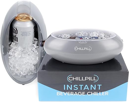 Amazon.com: CHILLPILL Instant Beverage Chiller - Universal Can and ...